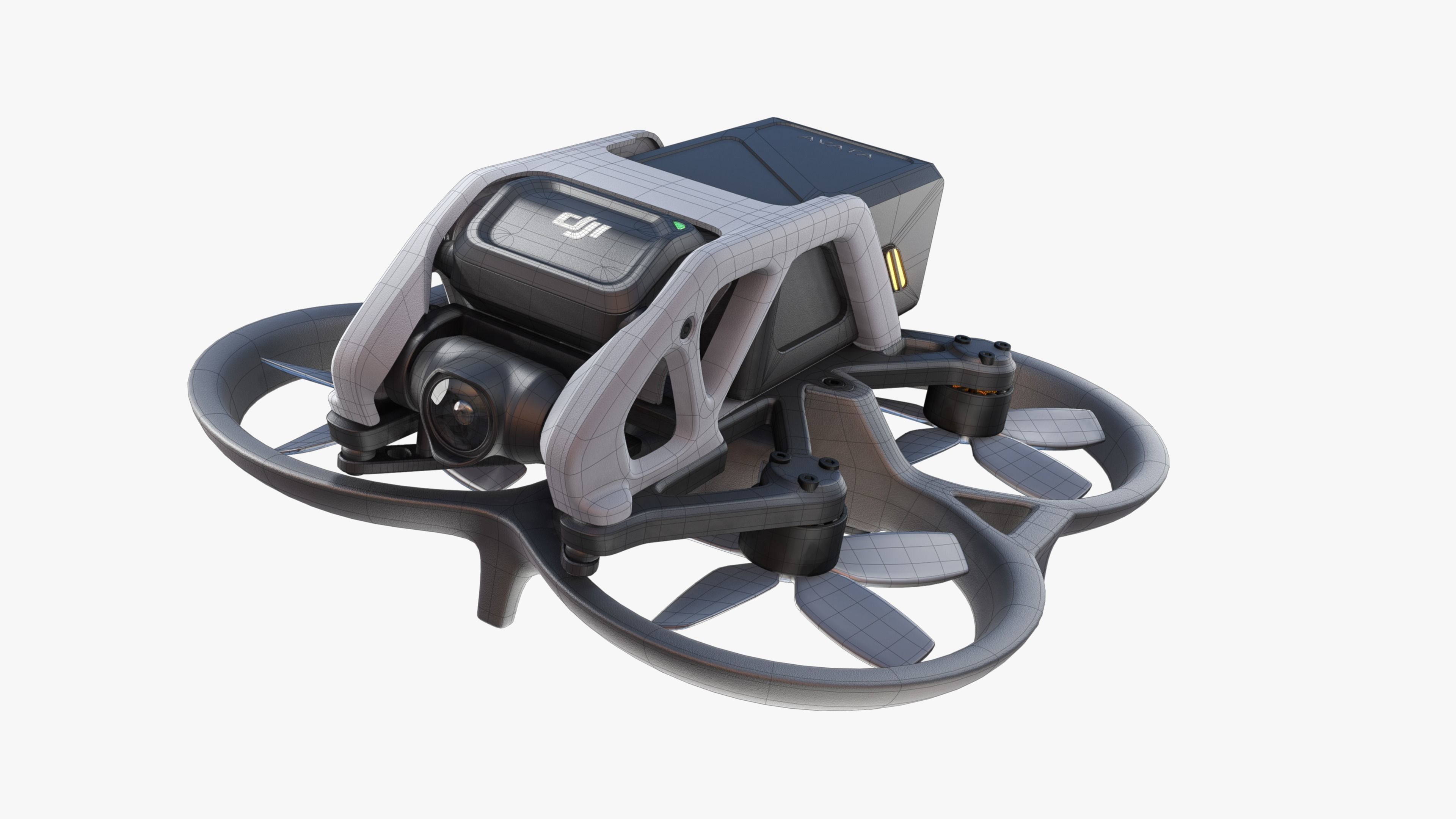 FPV Drone DJI Avata 3D model 3D model animated | CGTrader