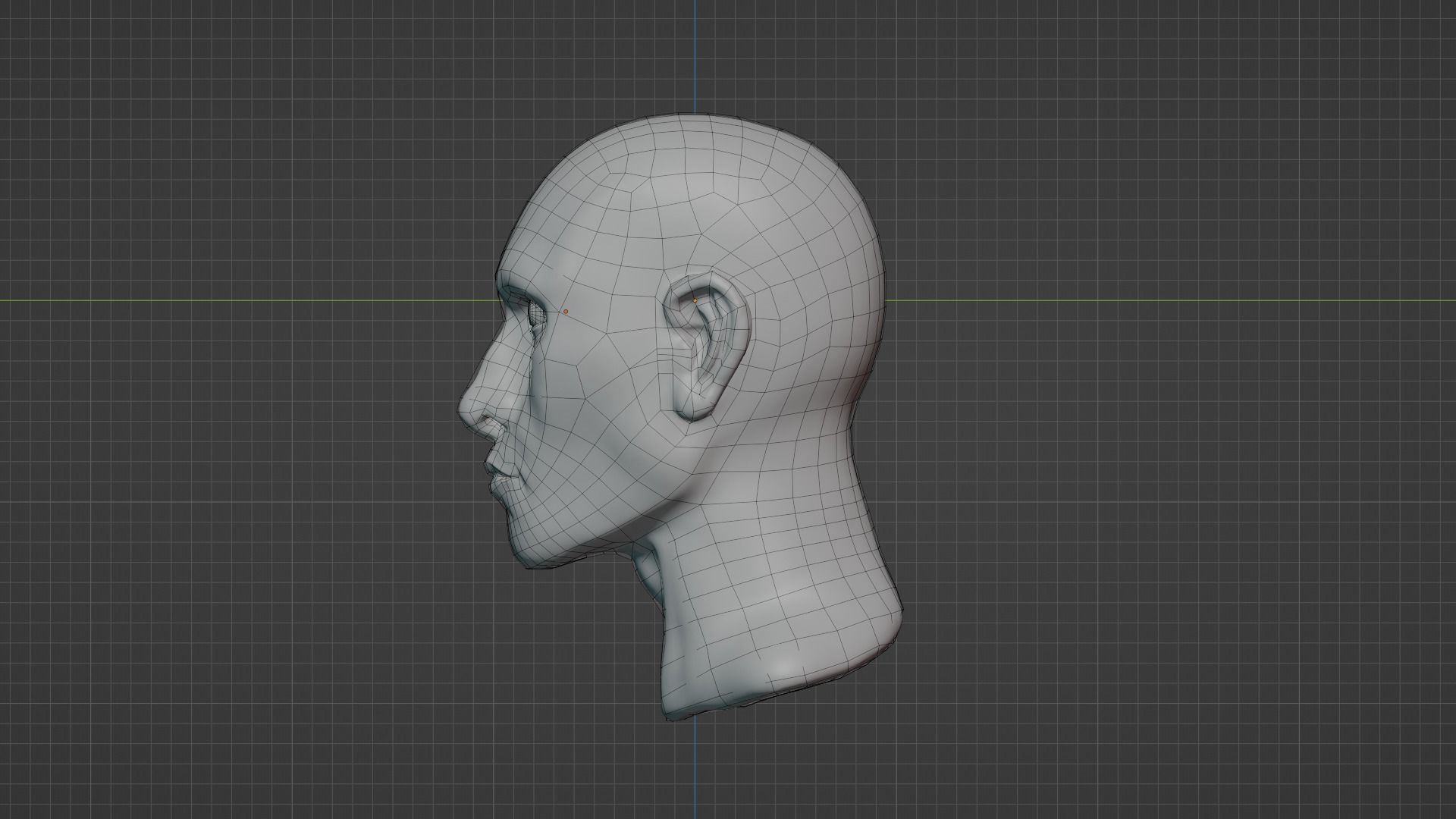 basic male face 3D model | CGTrader