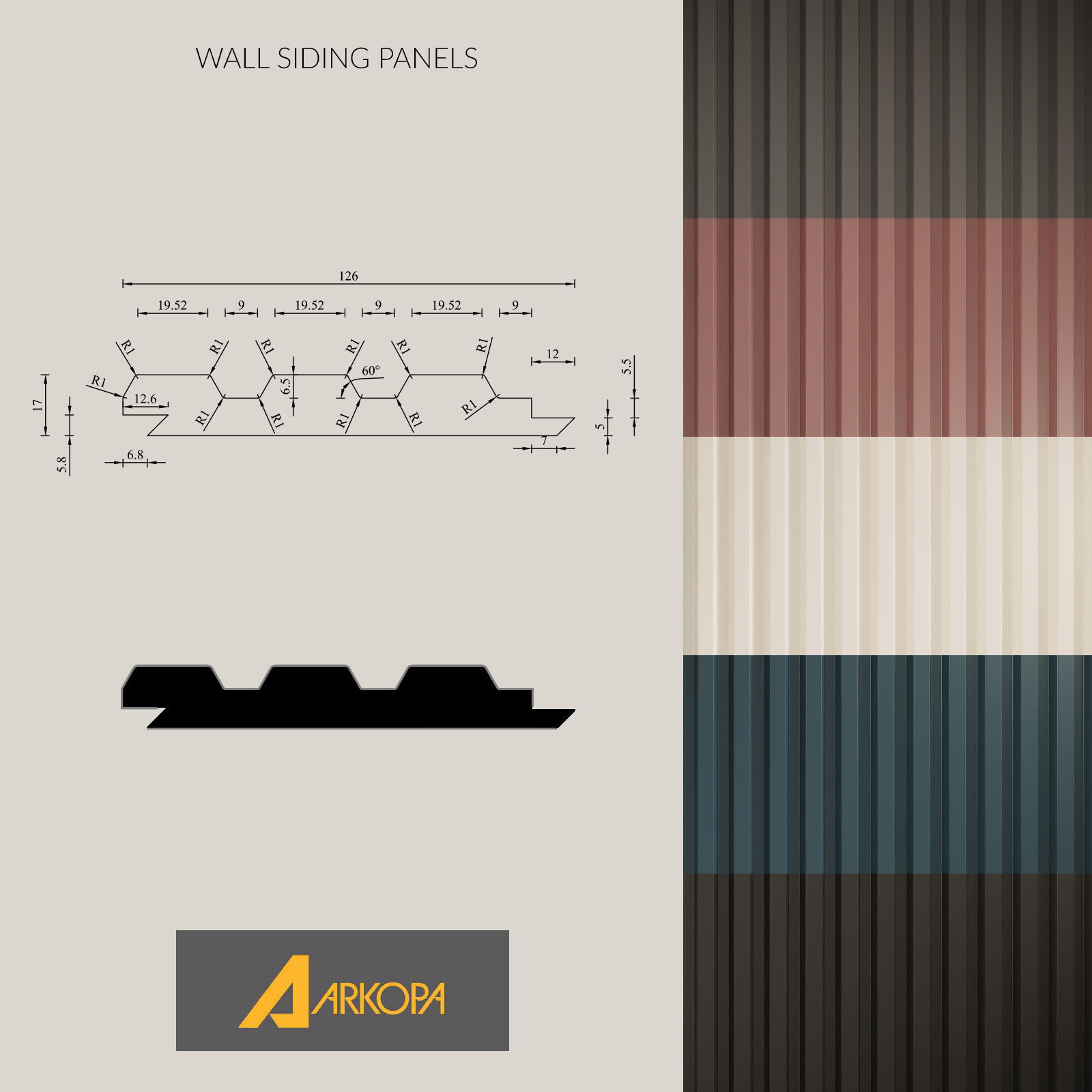 ARKOPA Wall Panel 3D Model Interior Scene 3D model | CGTrader