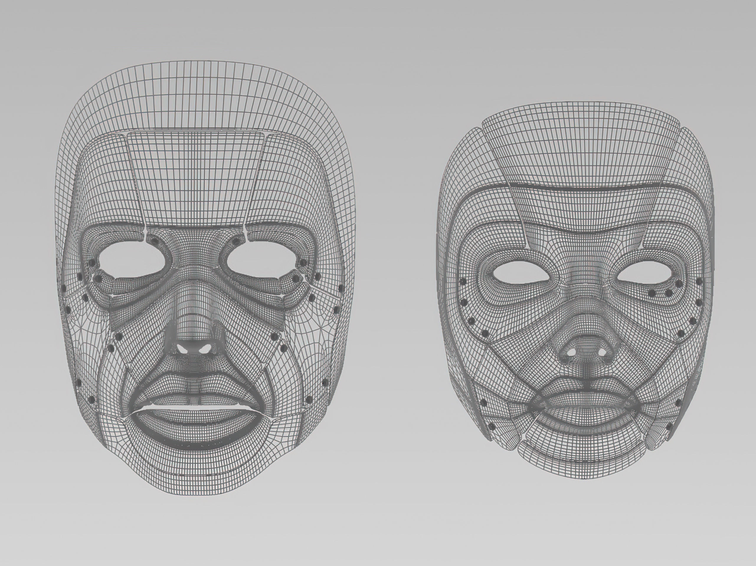 Masks 3D model | CGTrader