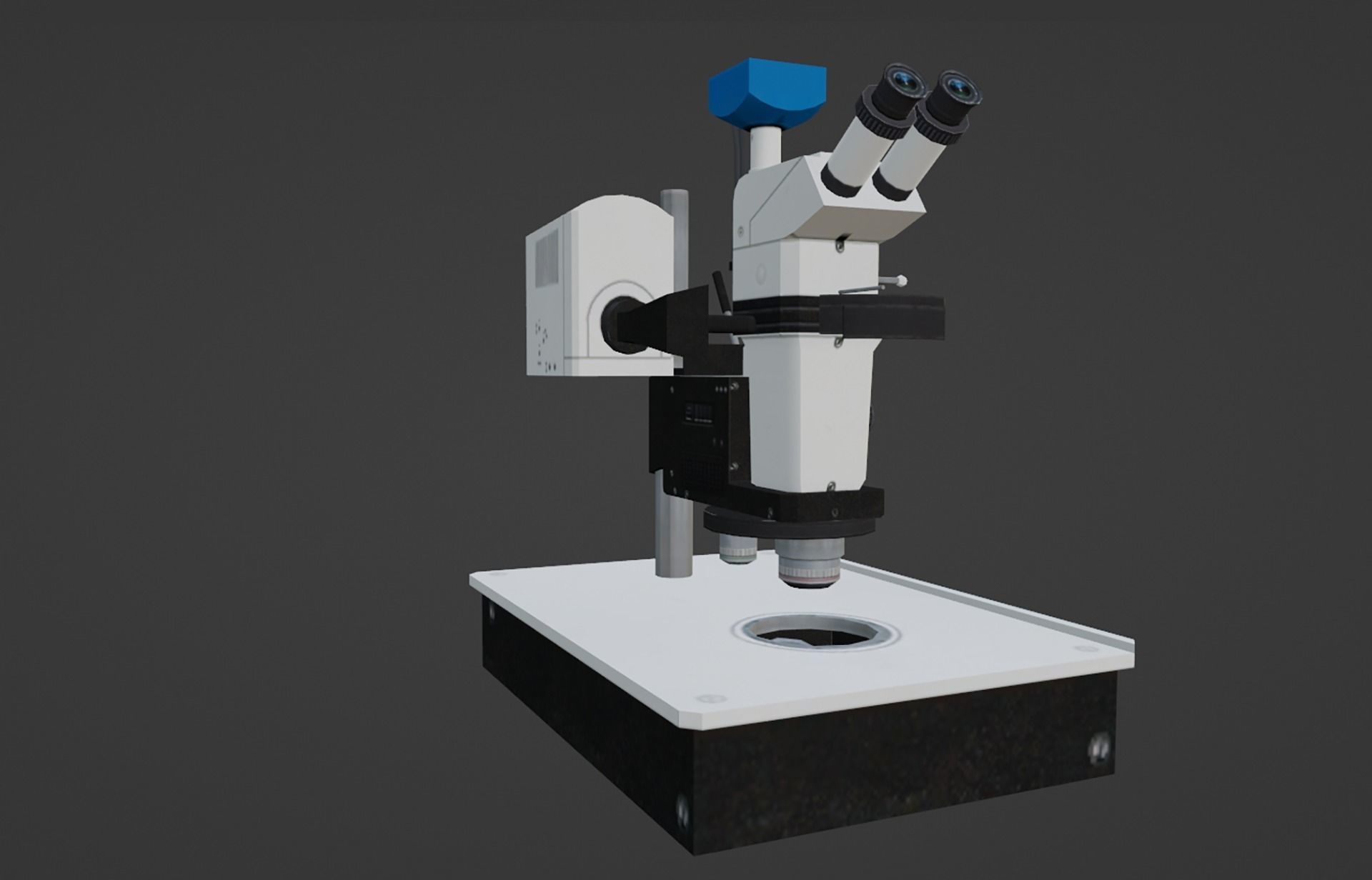 3D model Microscope VR / AR / low-poly | CGTrader