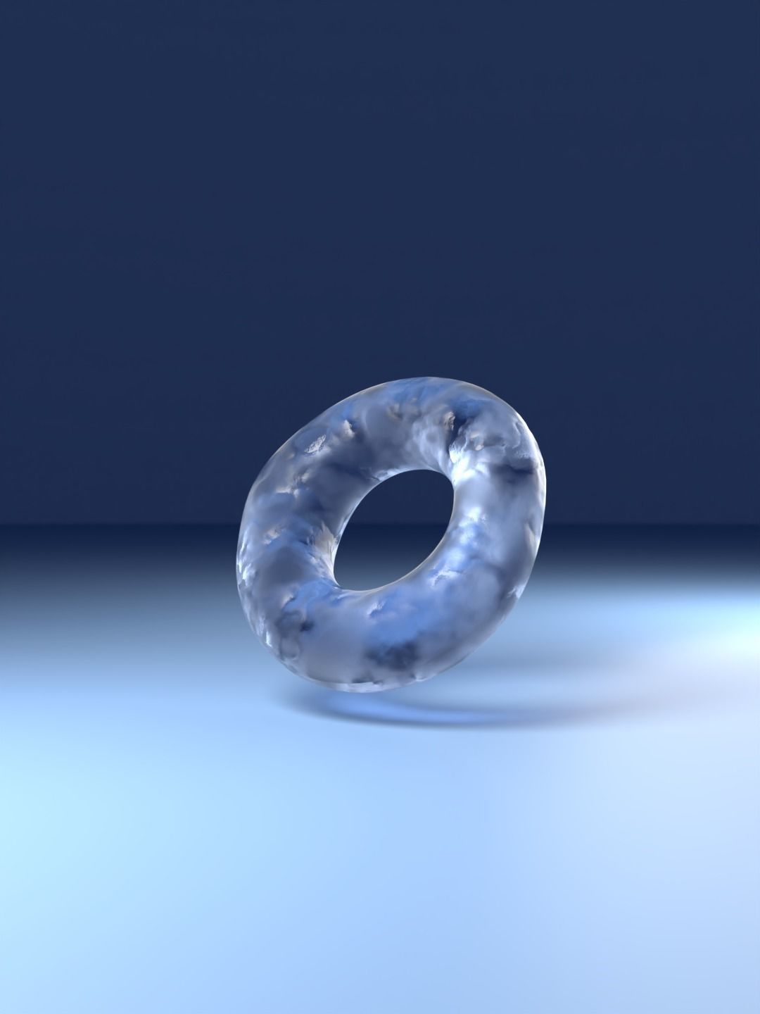 Ready to use Ice-donut 3d model 3D model | CGTrader