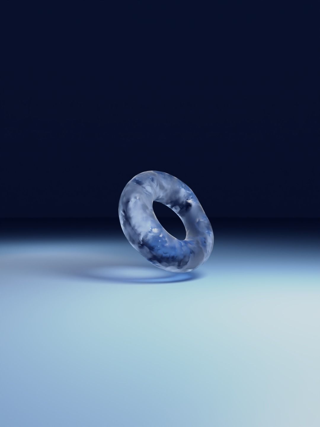 Ready to use Ice-donut 3d model 3D model | CGTrader