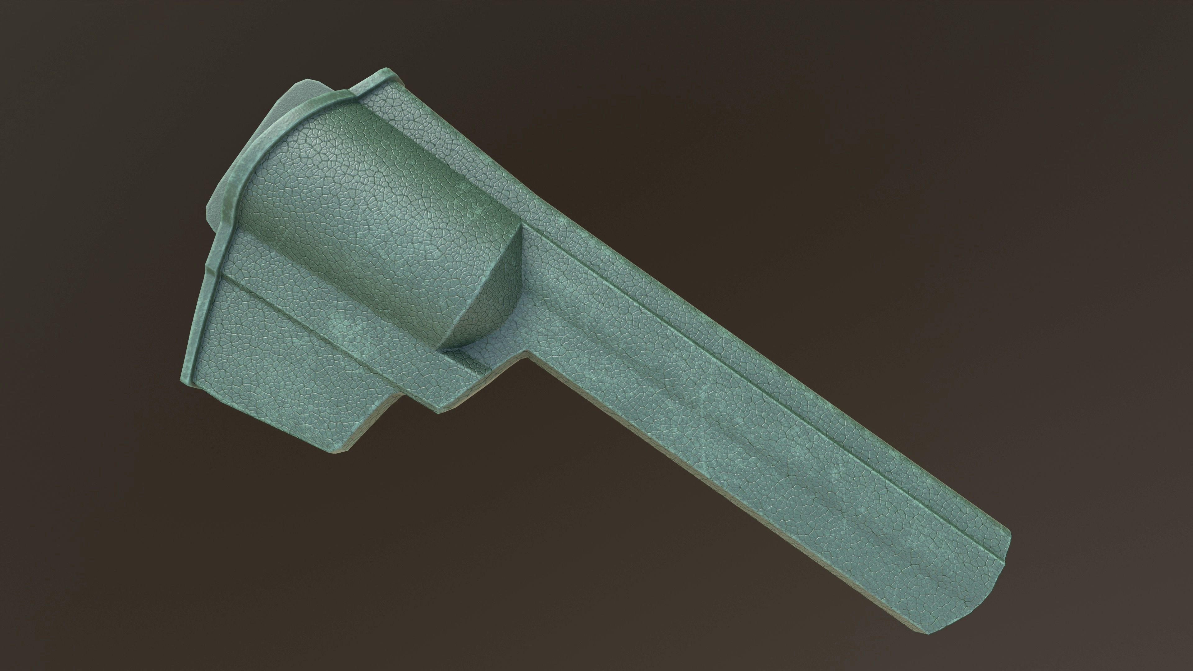 3D model Rook Classic Revolver Bluing with Bandolier and Speedloader VR ...