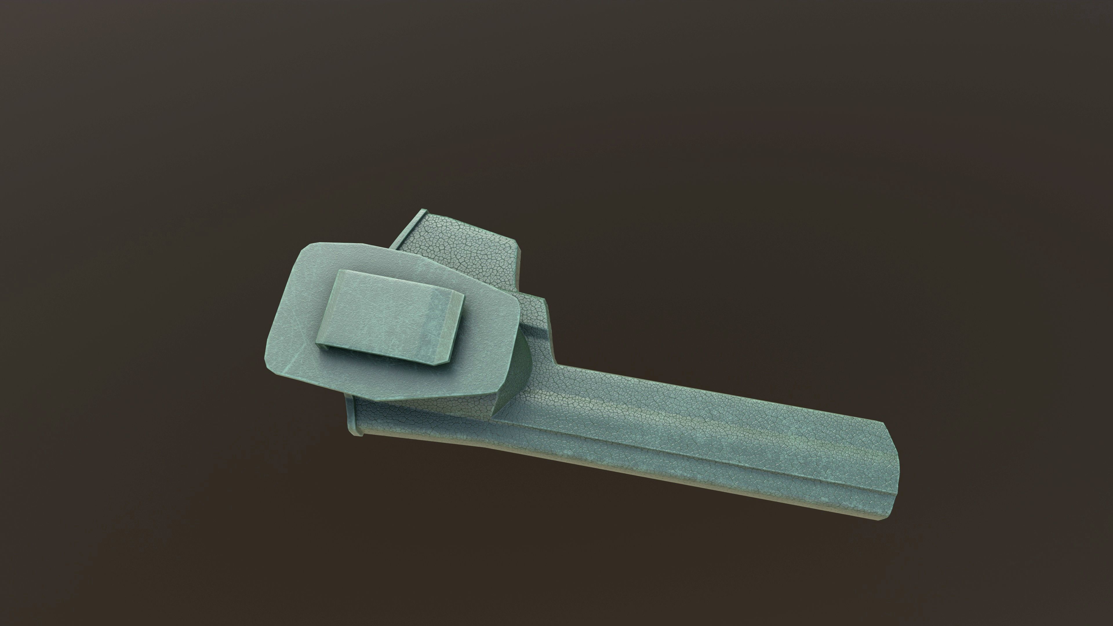 3D model Rook Classic Revolver Bluing with Bandolier and Speedloader VR ...