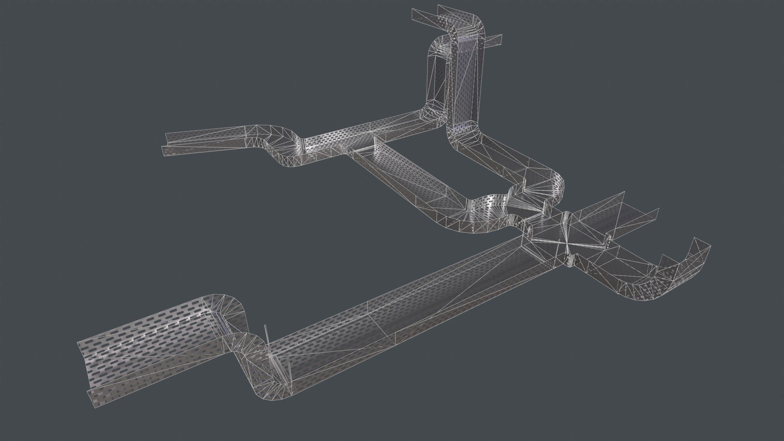 3D model cable tray VR / AR / low-poly | CGTrader