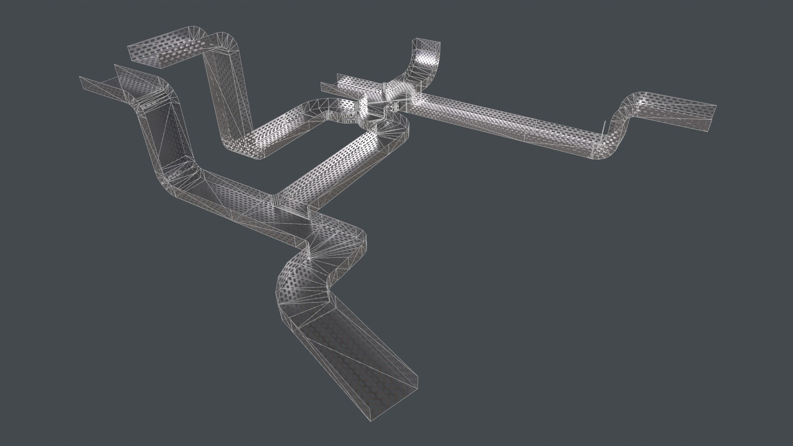 3D model cable tray VR / AR / low-poly | CGTrader