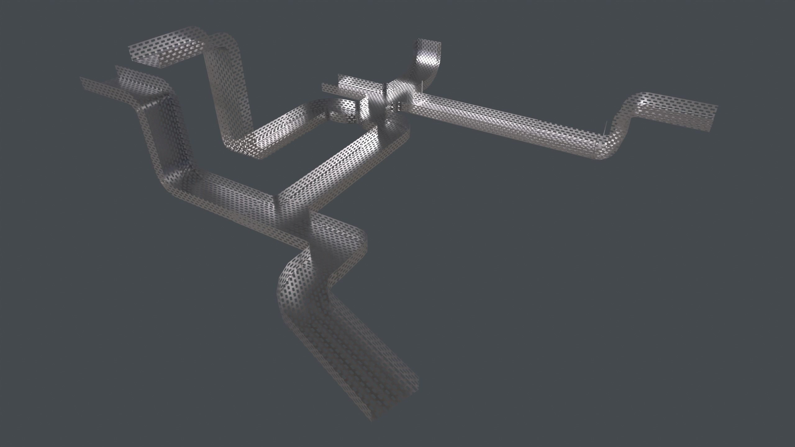 3D model cable tray VR / AR / low-poly | CGTrader