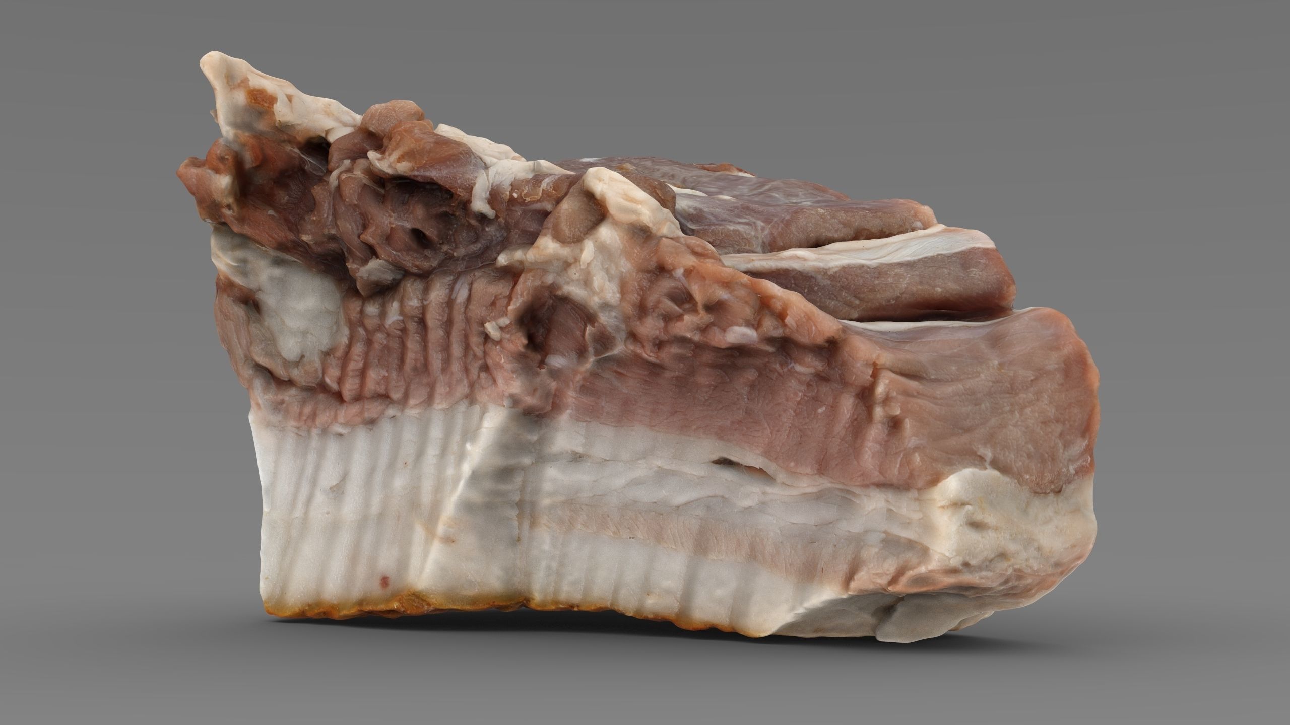 3D model Meat with lard VR / AR / low-poly | CGTrader