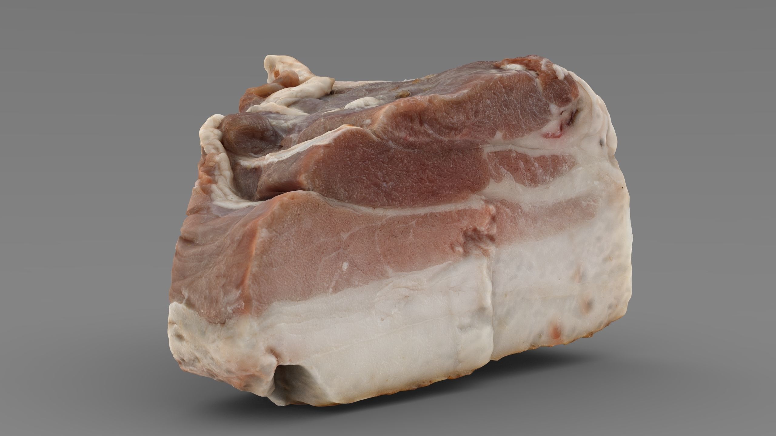 3D model Meat with lard VR / AR / low-poly | CGTrader