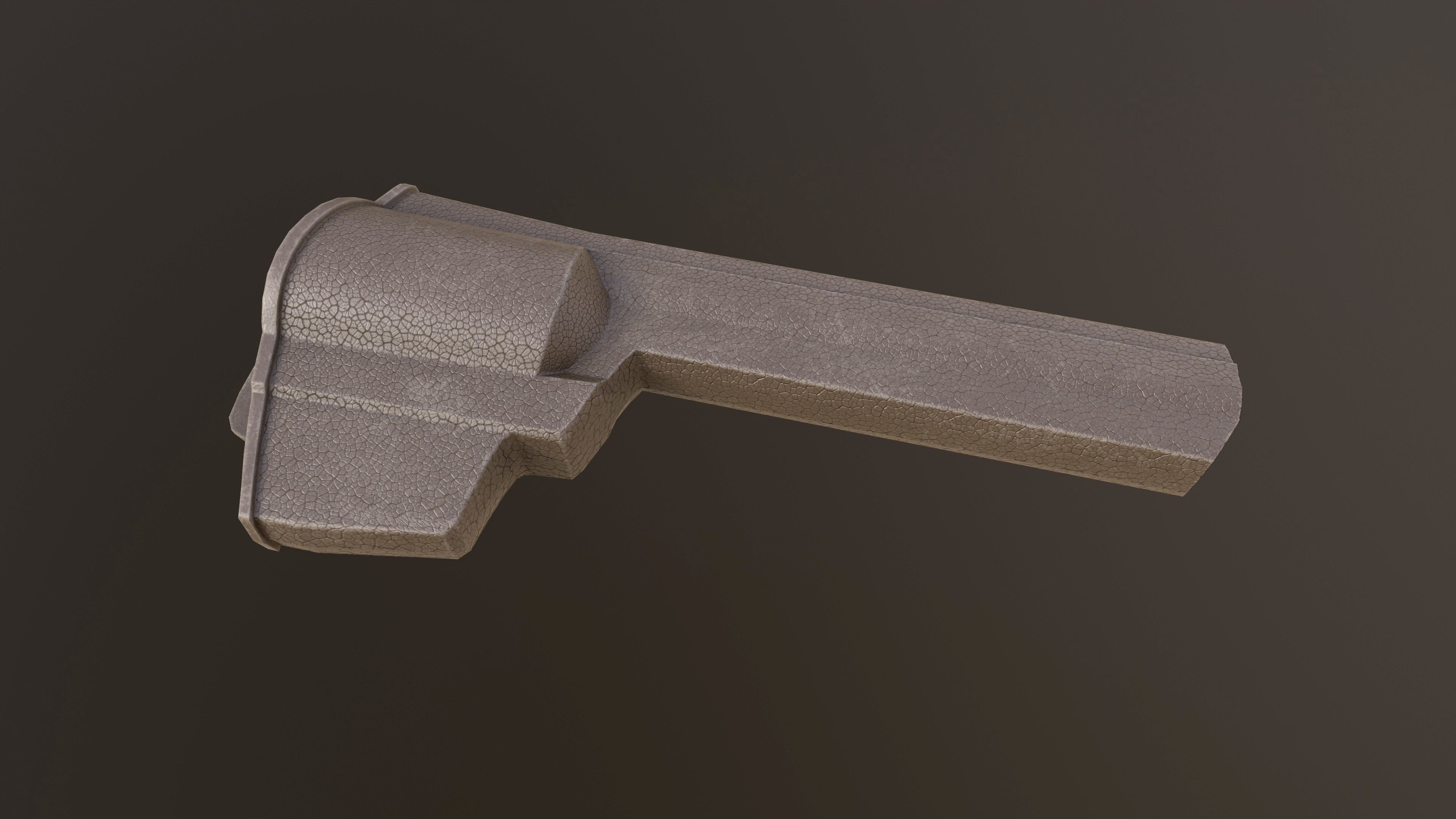 3D model Rook Classic Revolver Stainless with Bandolier and Speedloader ...