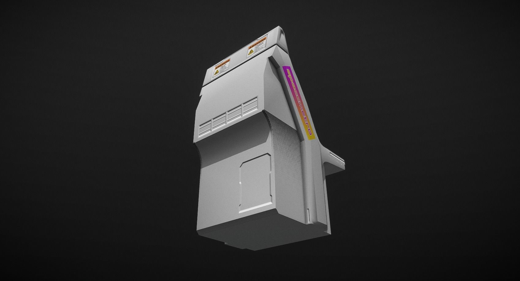 3D model Metrospace Arcade Machine Retro Game Cabinet VR / AR / low ...