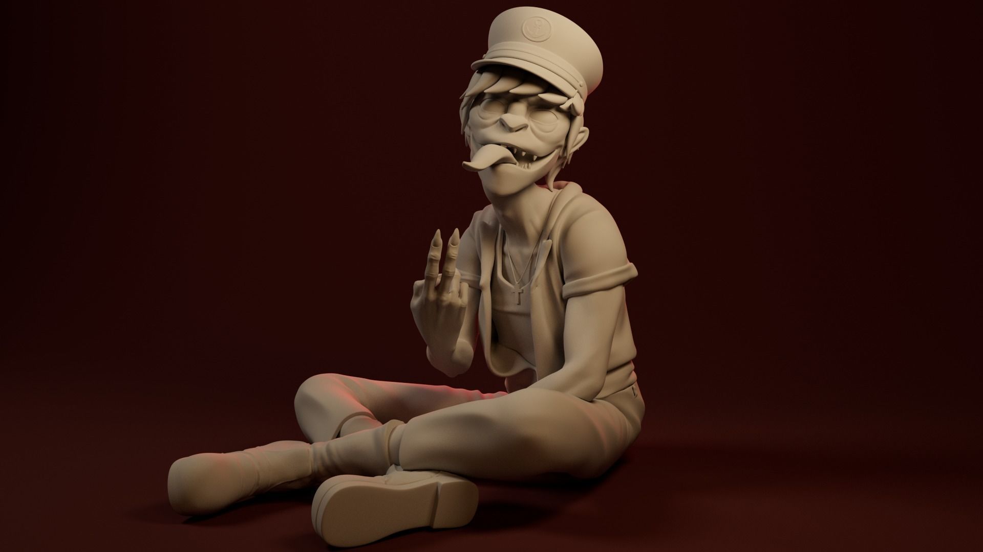 Gorillaz - Murdoc 3D model 3D printable | CGTrader