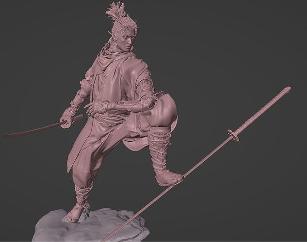 SEKIRO SEKIRO SHADOWS DIE TWICE OR THREE OR 4 OR A THOUSAND 3D model 3D ...