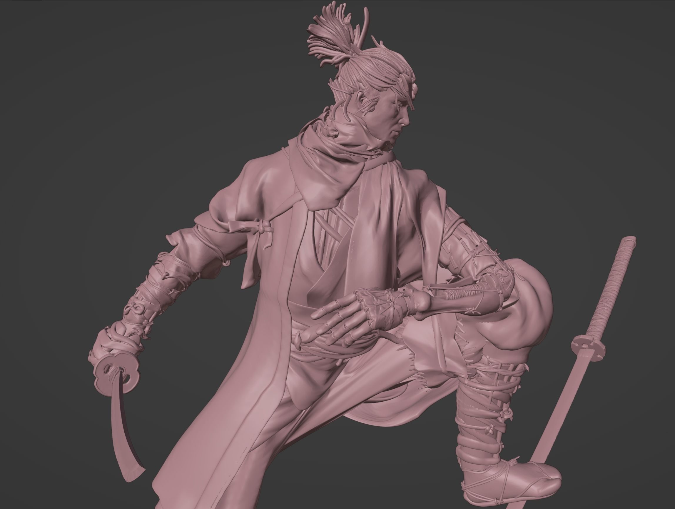 SEKIRO SEKIRO SHADOWS DIE TWICE OR THREE OR 4 OR A THOUSAND 3D model 3D ...