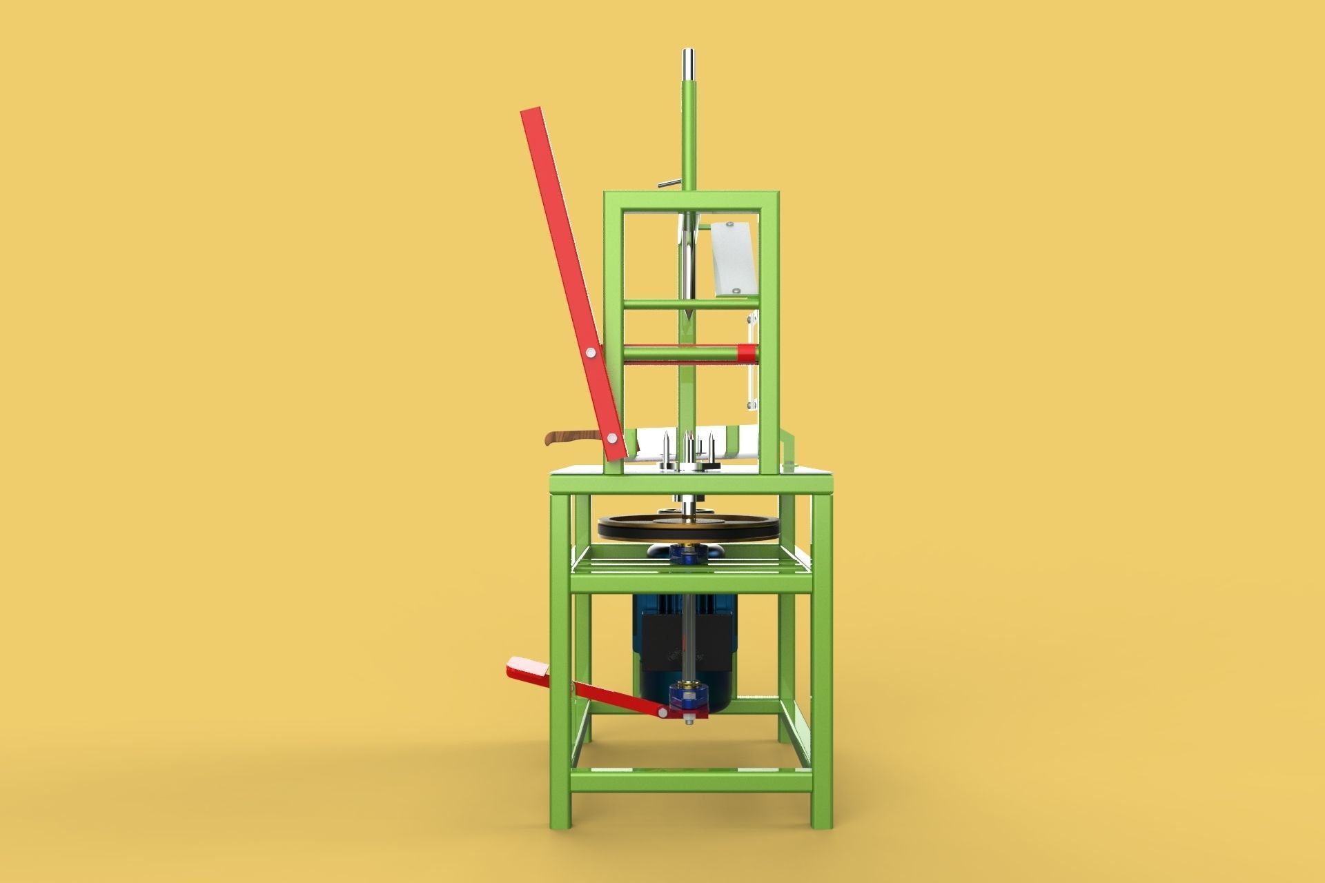 COCONUT CUTTER PEELER DEHUSKING MACHINE TOOL 3D model | CGTrader