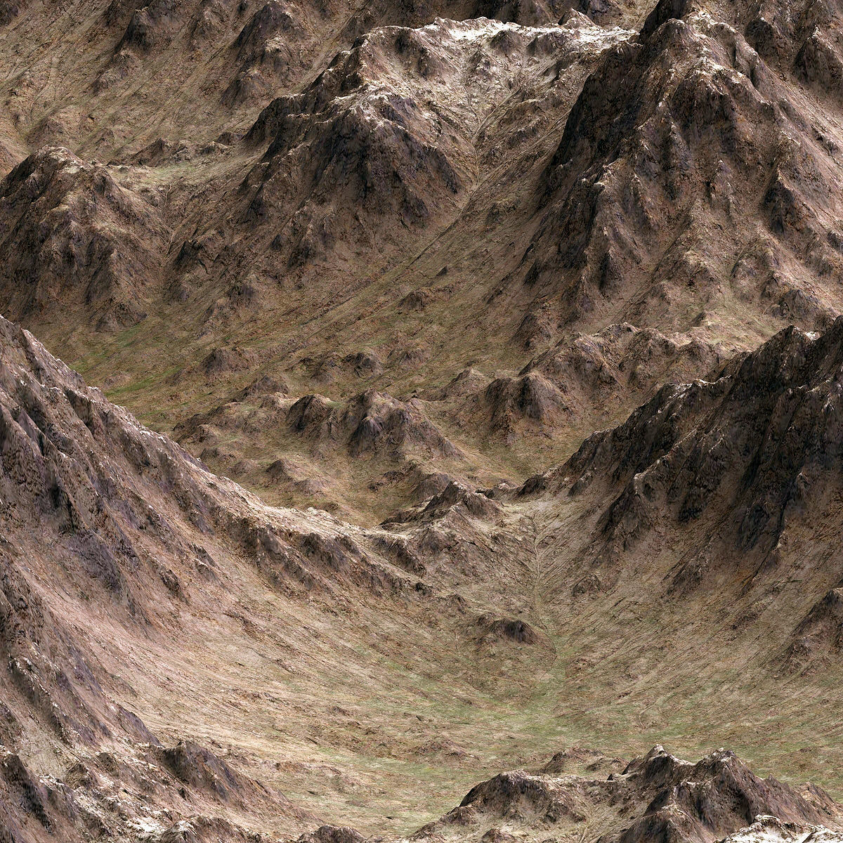 Mountains north erosion n2 3D model | CGTrader