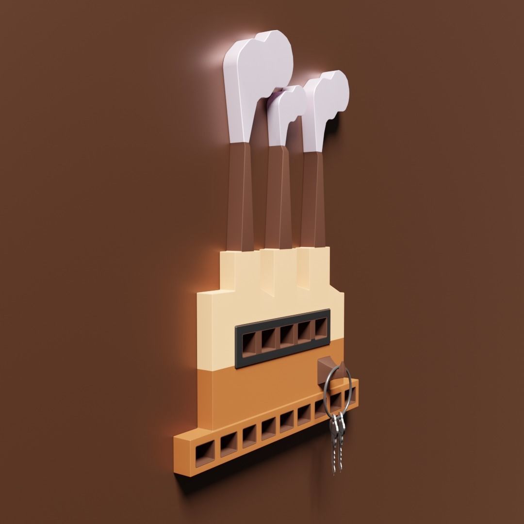 FACTORY KEY HOLDER 3D model 3D printable | CGTrader