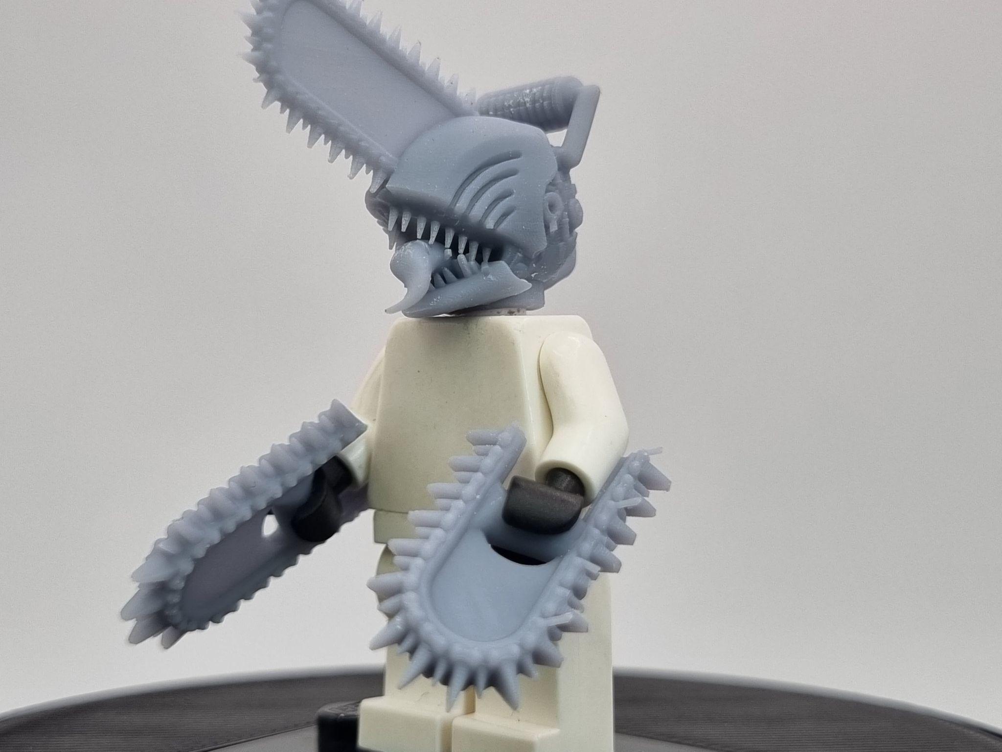 LEGO CHAINSAW MAN LEGO MINIFIGURE COMPATIBLE 3D model 3D printable ...