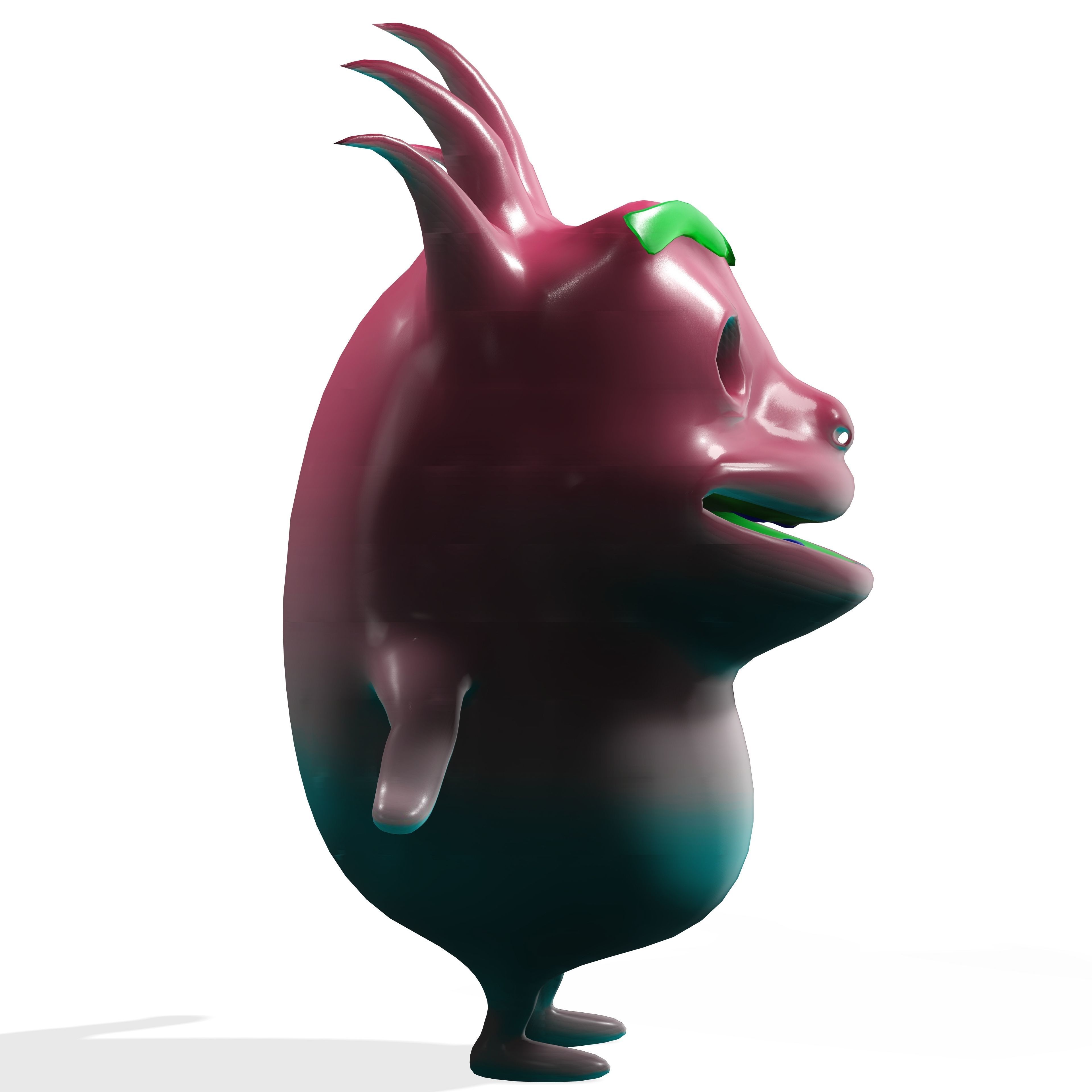 3D model Mateo monster with eyes VR / AR / low-poly | CGTrader