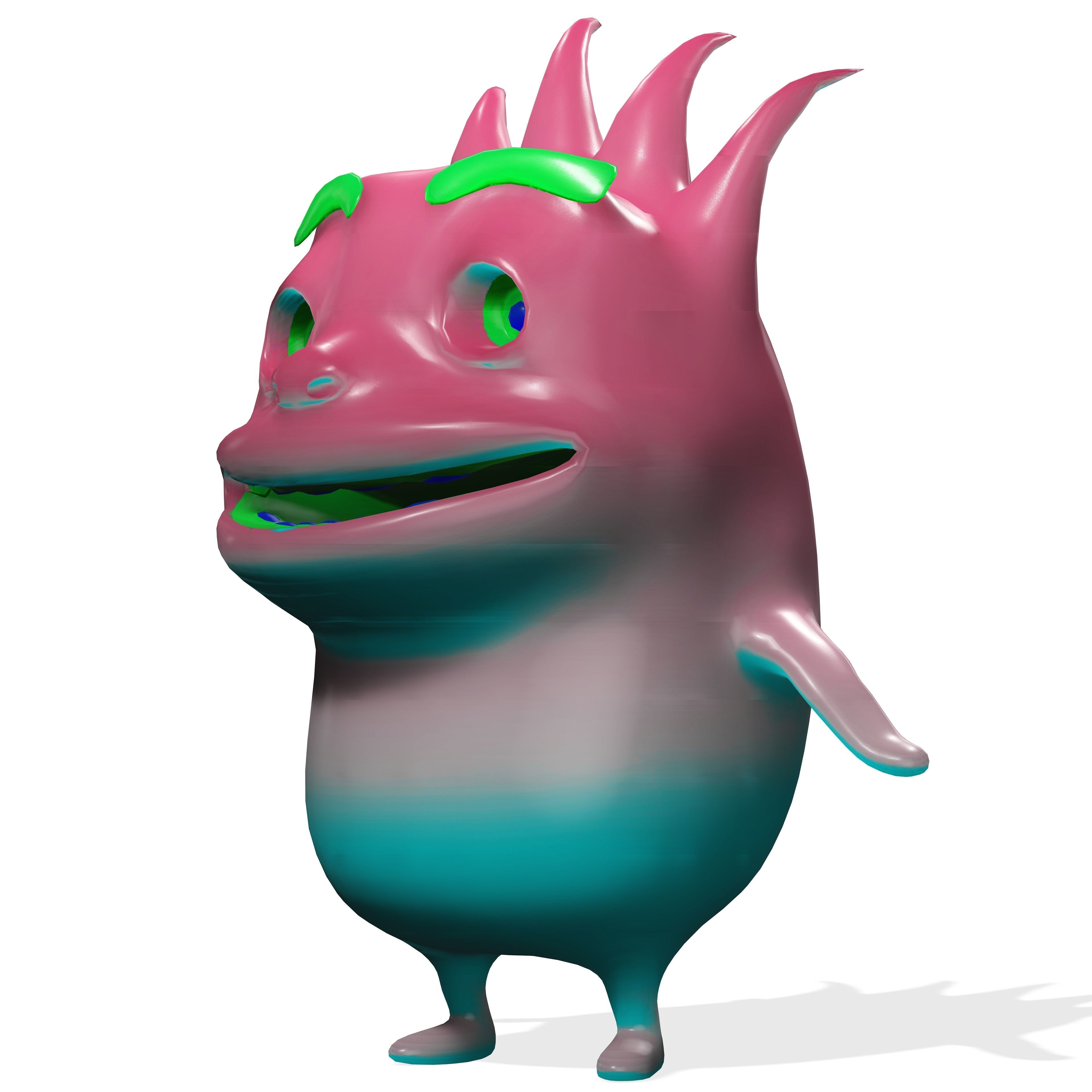 3D model Mateo monster with eyes VR / AR / low-poly | CGTrader