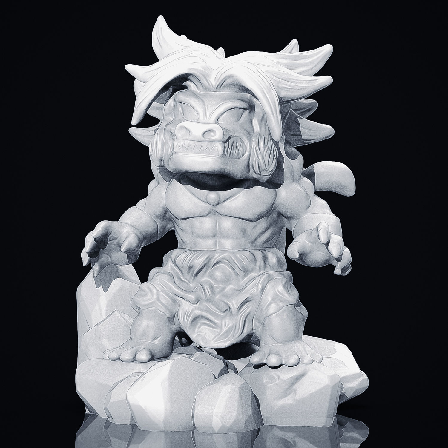 Kong Broly Dragon Ball 3D Printable free 3D model 3D printable | CGTrader