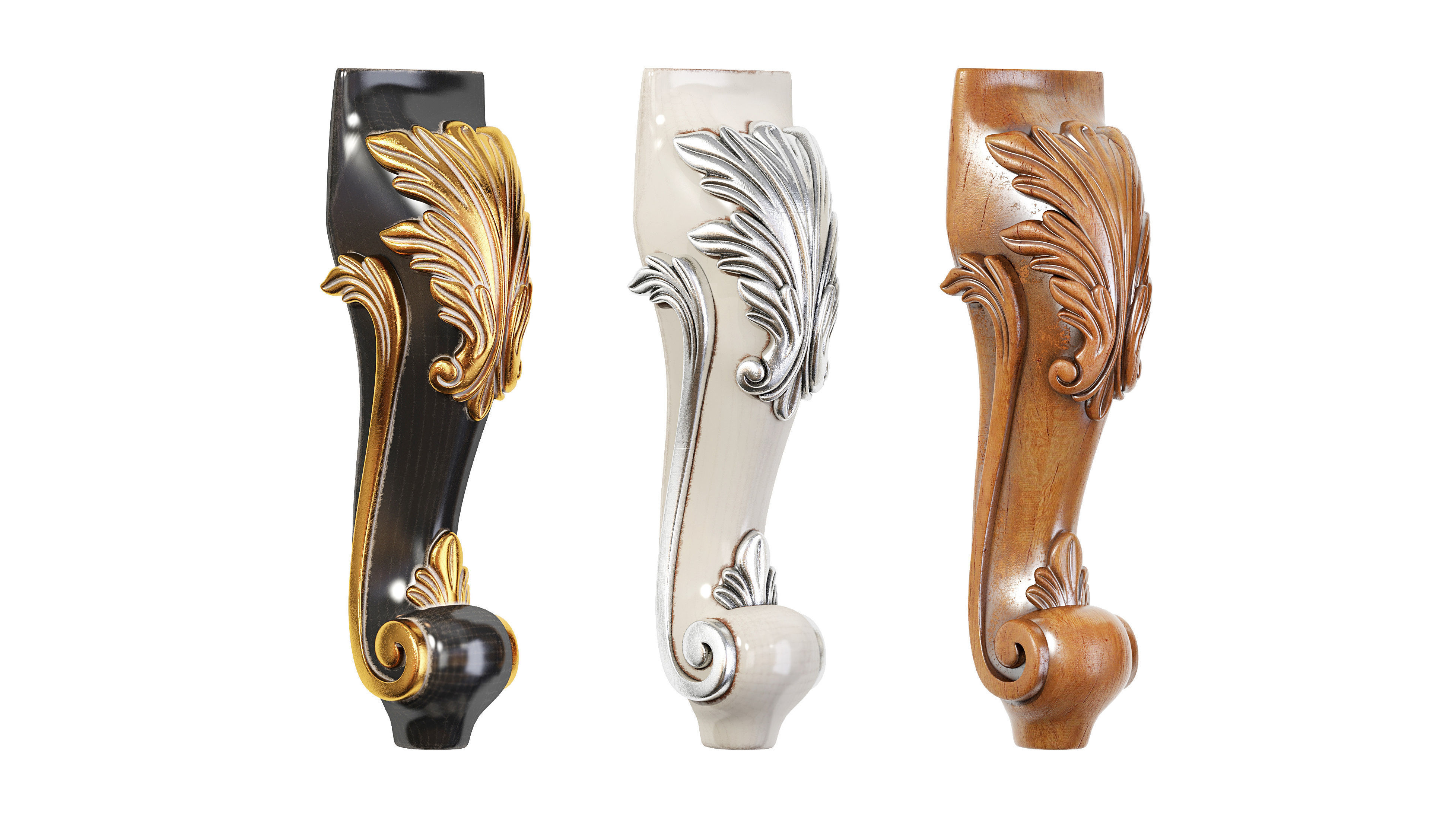 Classic leg 031 3D model | CGTrader