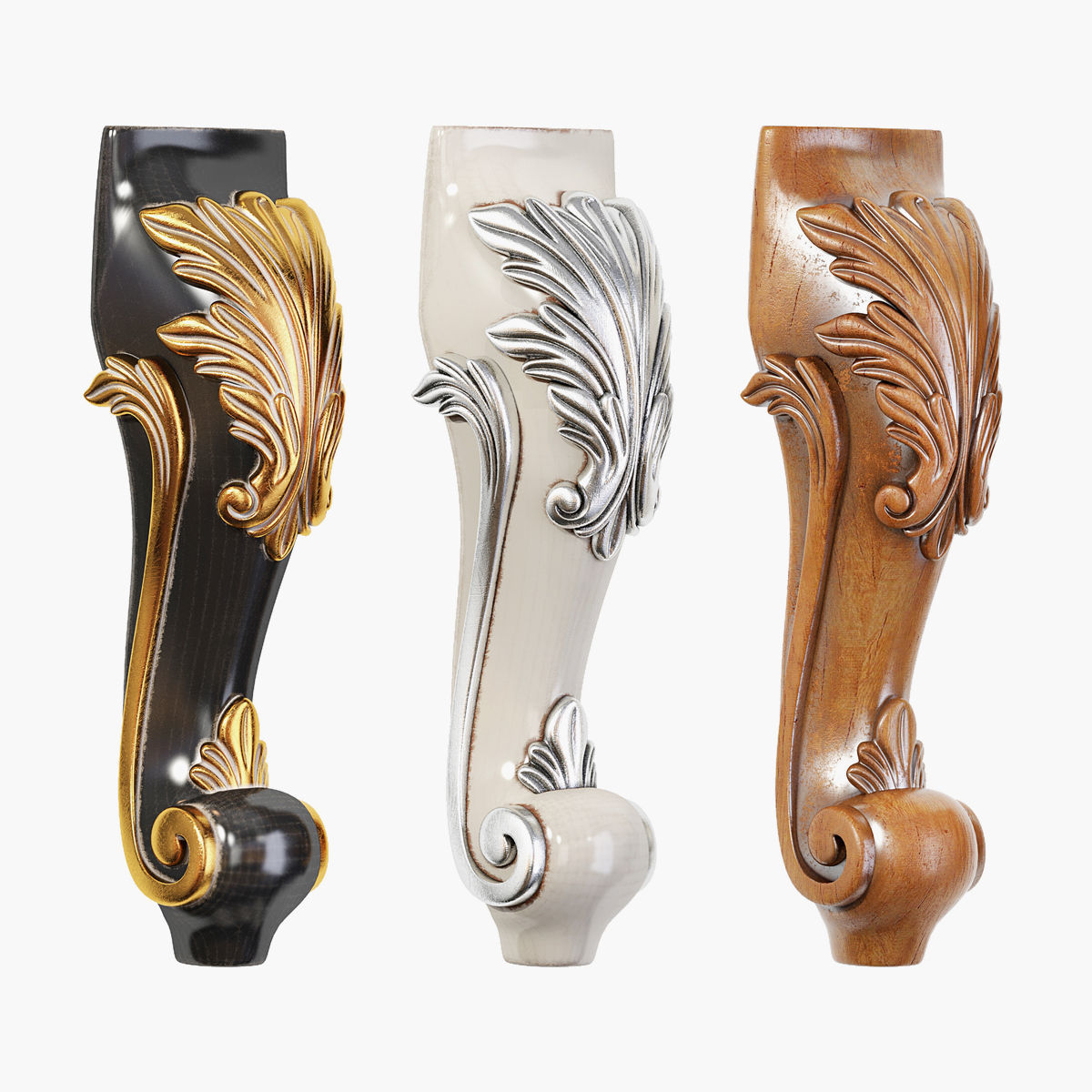 Classic leg 031 3D model | CGTrader