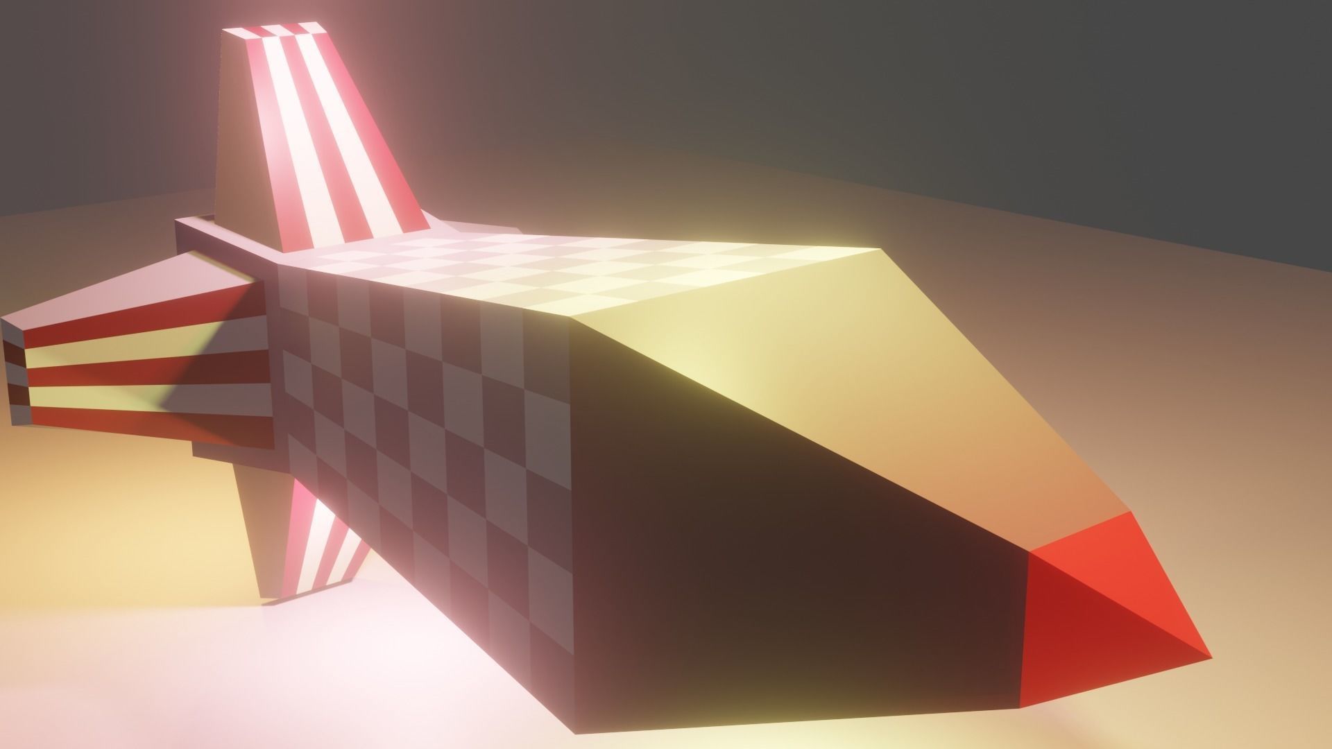 Low poly Missile for War games free VR / AR / low-poly 3D model | CGTrader