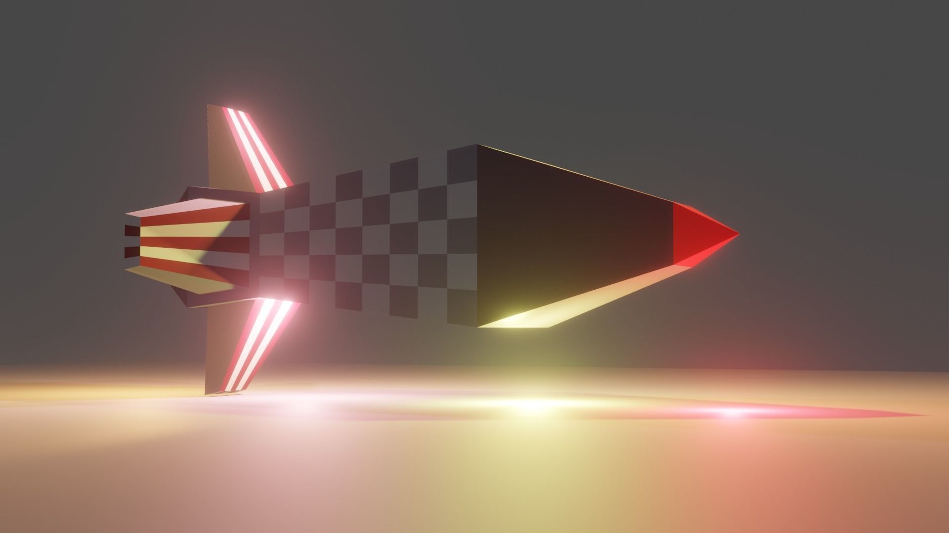Low poly Missile for War games free VR / AR / low-poly 3D model | CGTrader