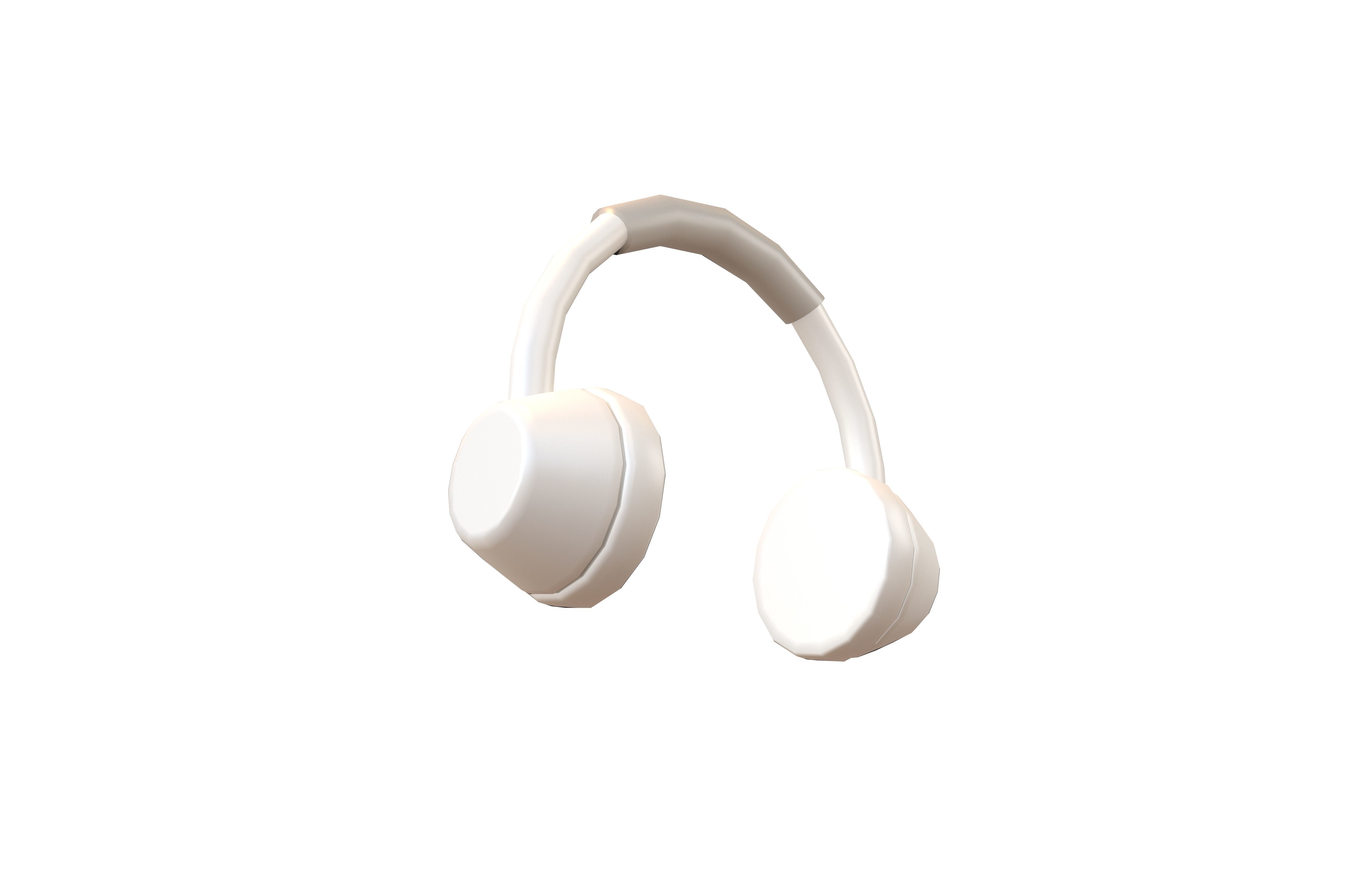 3D model Headphone Icon v1 001 VR / AR / low-poly | CGTrader