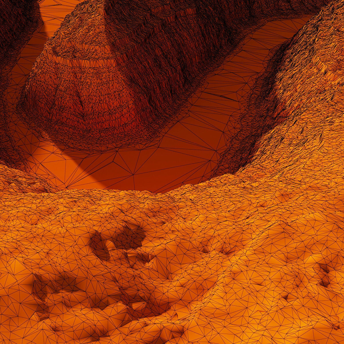 Canyon river n3 3D model | CGTrader