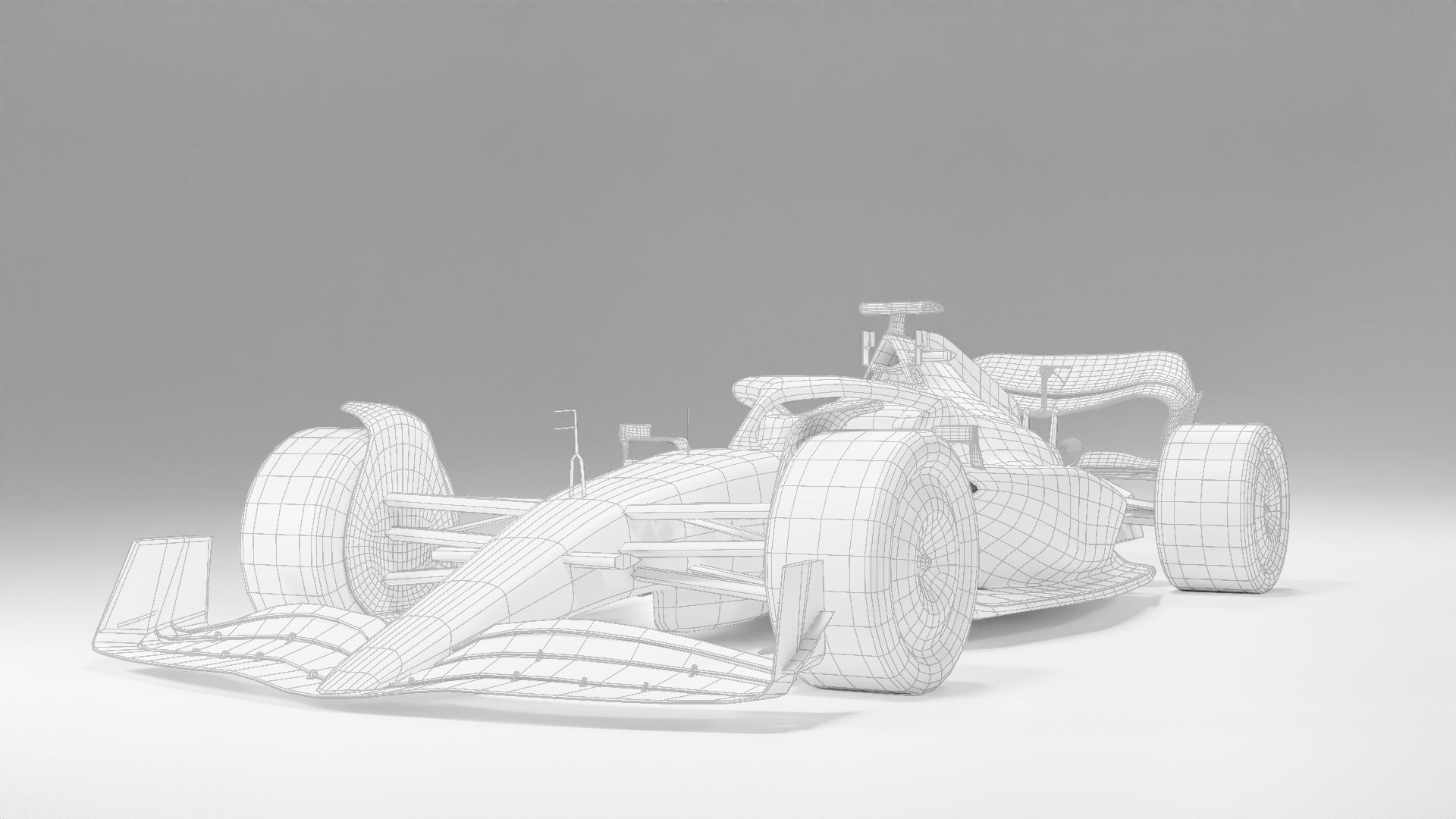 3D model Formula 1 Ferrari Scuderia 16 Low Poly and High Poly F1-75 VR ...