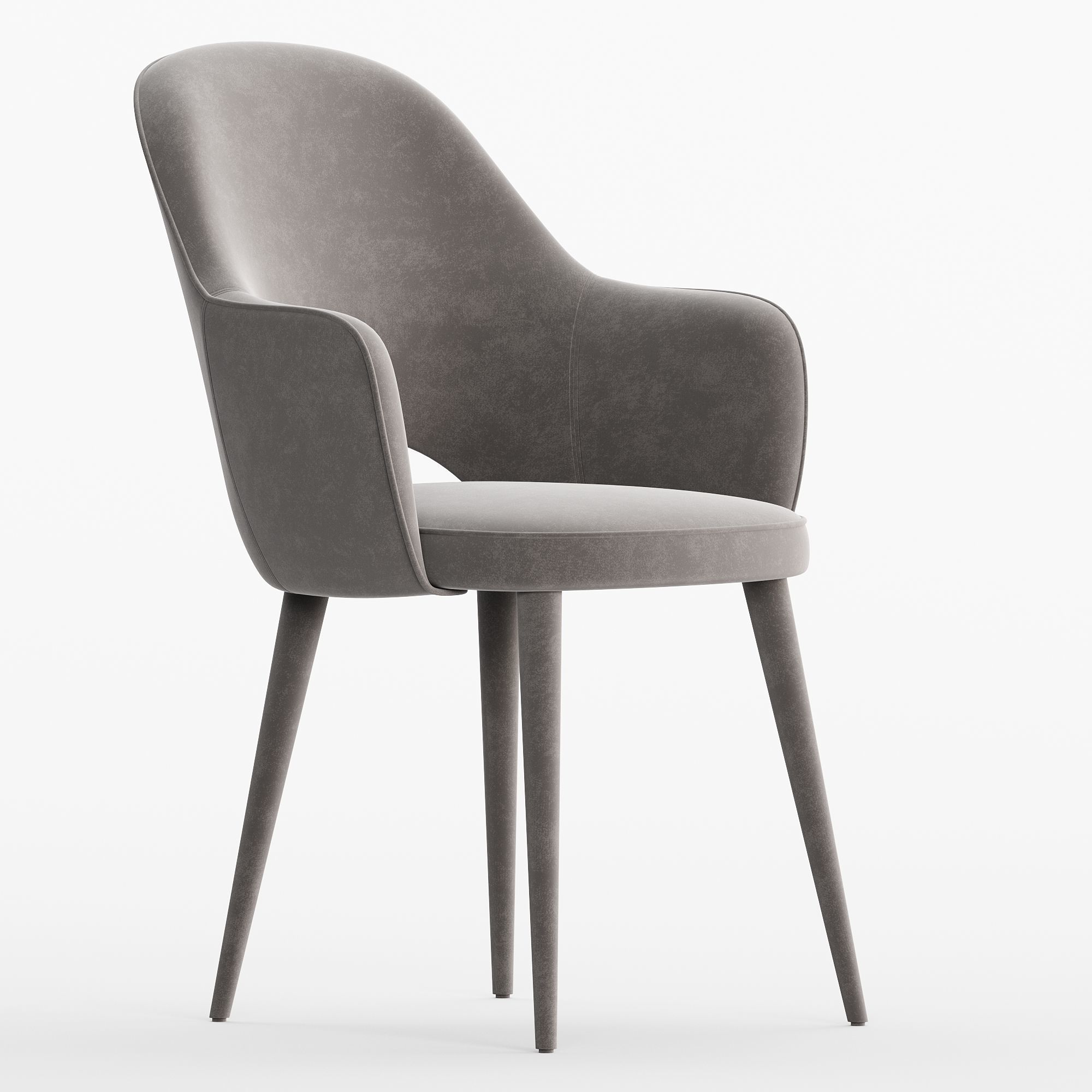 pols potten velvet chair 3D model | CGTrader