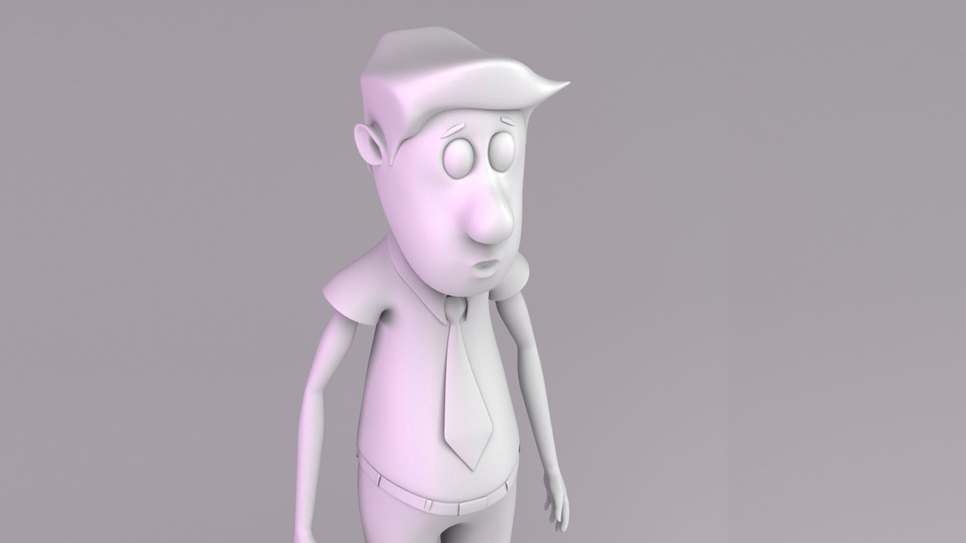 3D model 3d Cartoon man VR / AR / low-poly | CGTrader