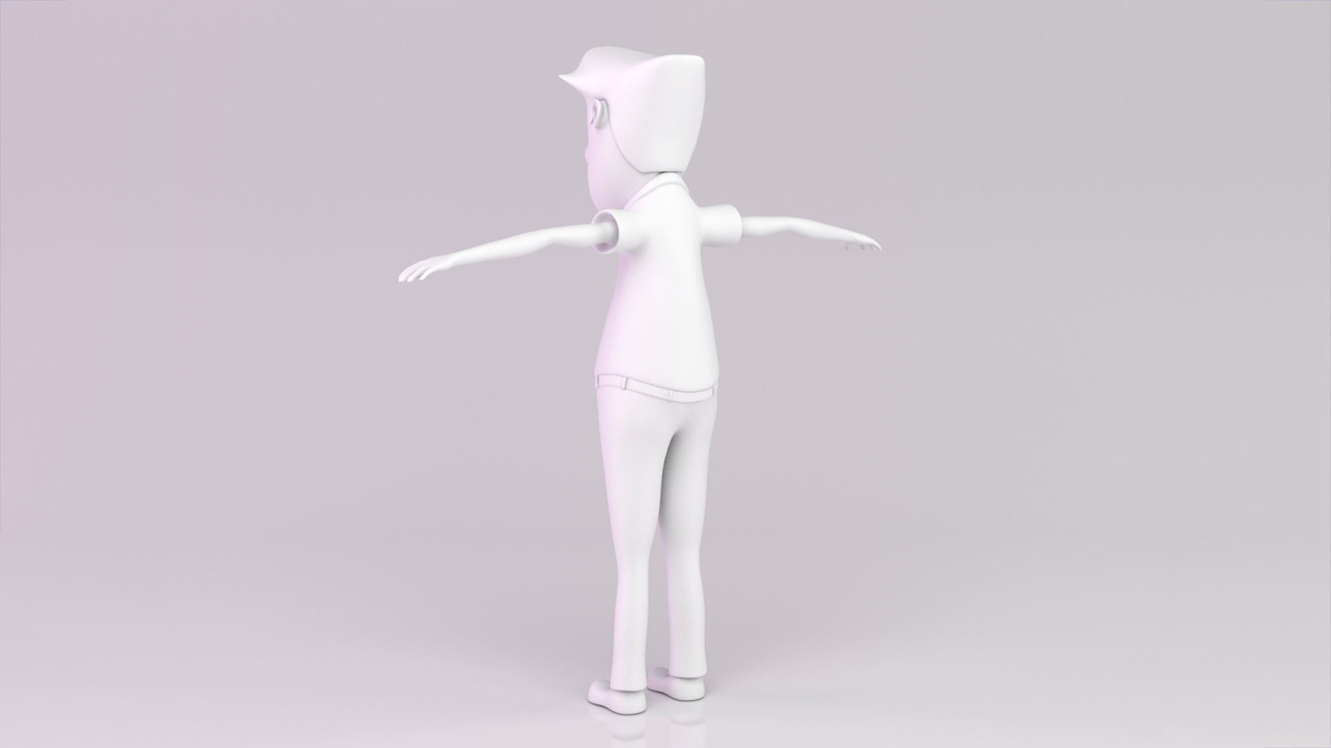 3D model 3d Cartoon man VR / AR / low-poly | CGTrader