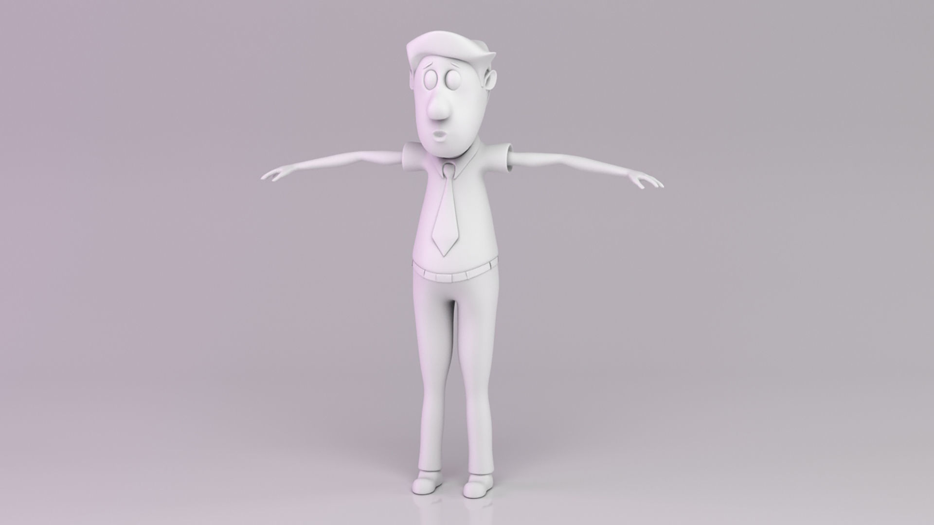 3D model 3d Cartoon man VR / AR / low-poly | CGTrader