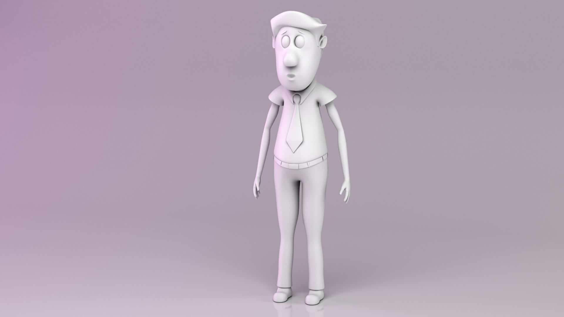 3D model 3d Cartoon man VR / AR / low-poly | CGTrader