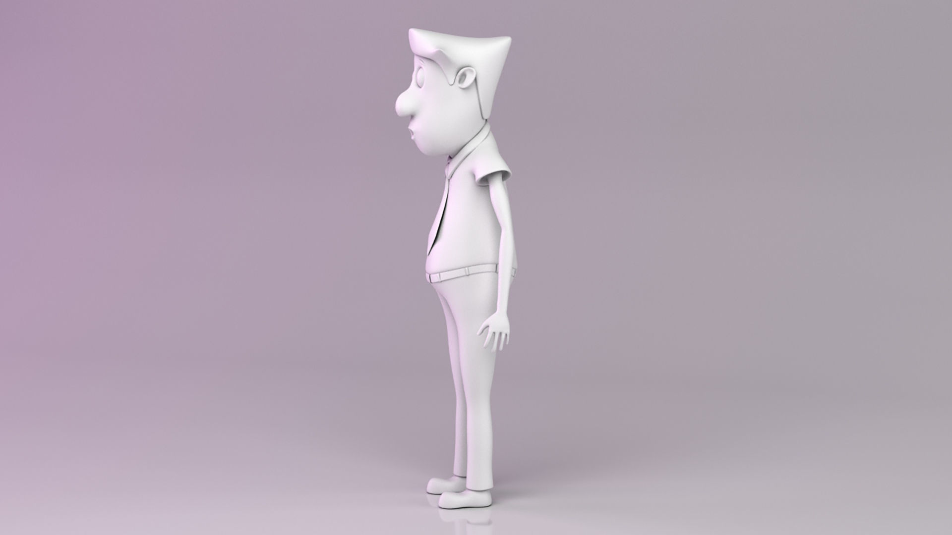 3D model 3d Cartoon man VR / AR / low-poly | CGTrader