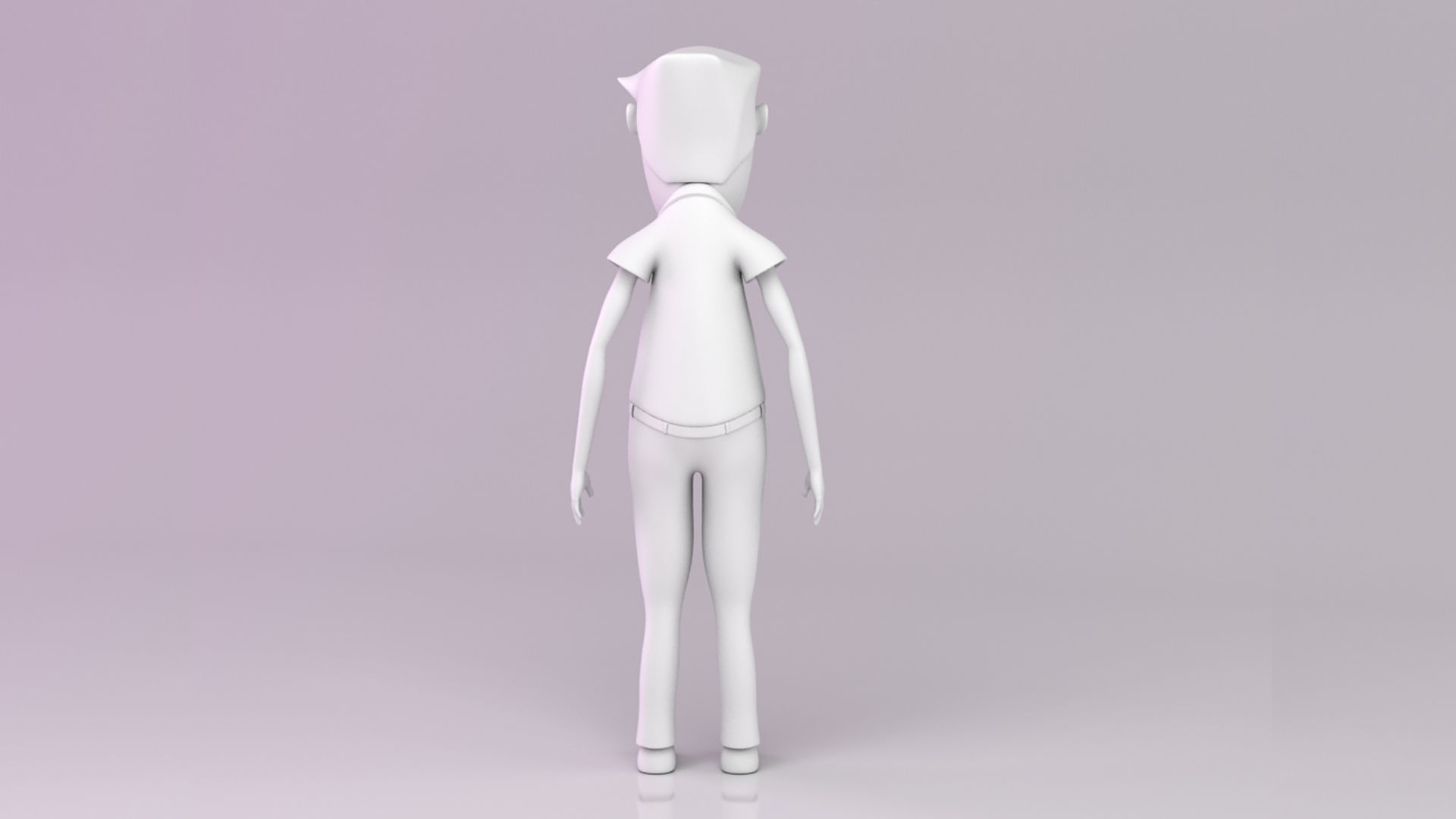 3D model 3d Cartoon man VR / AR / low-poly | CGTrader