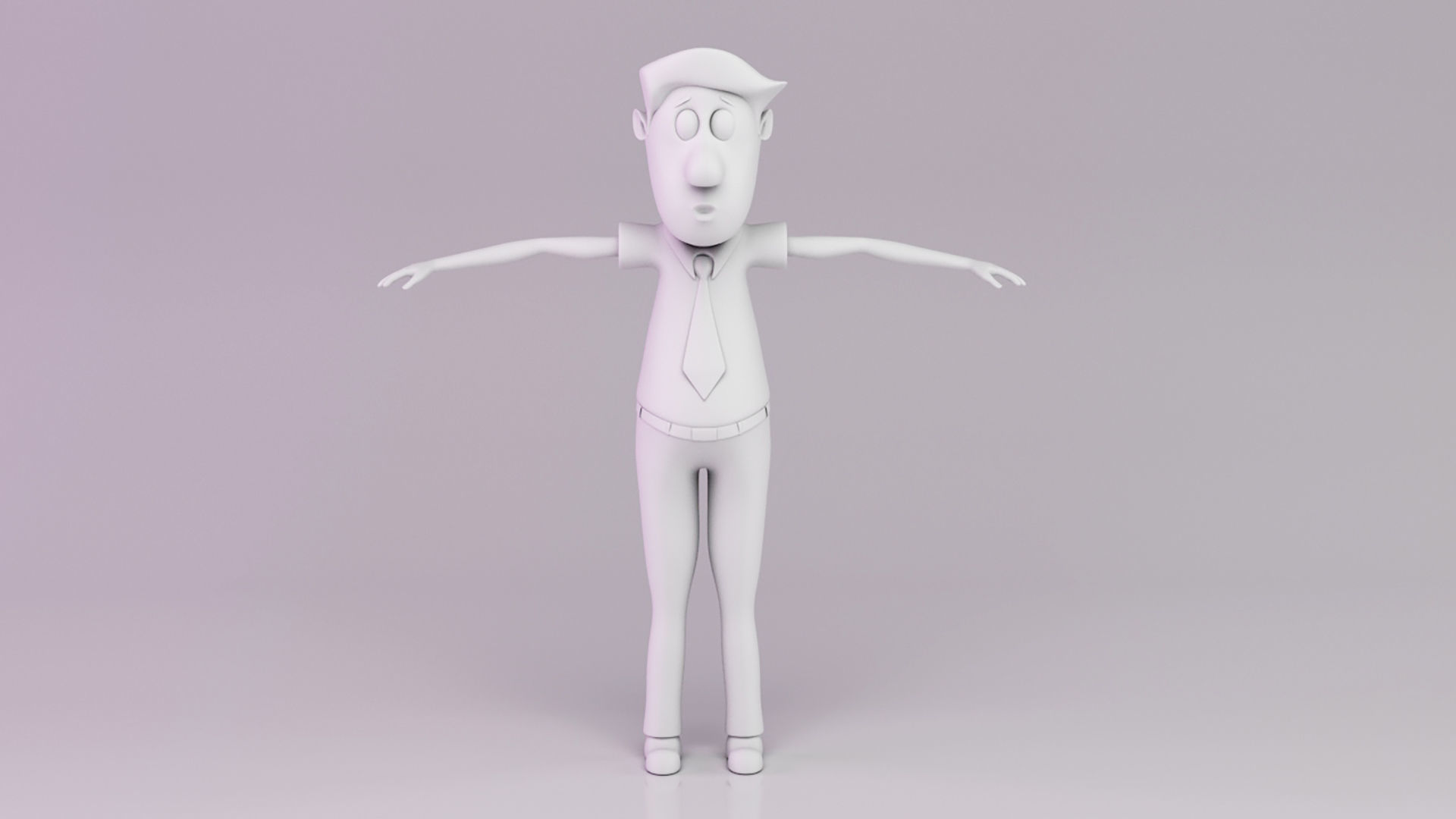 3D model 3d Cartoon man VR / AR / low-poly | CGTrader