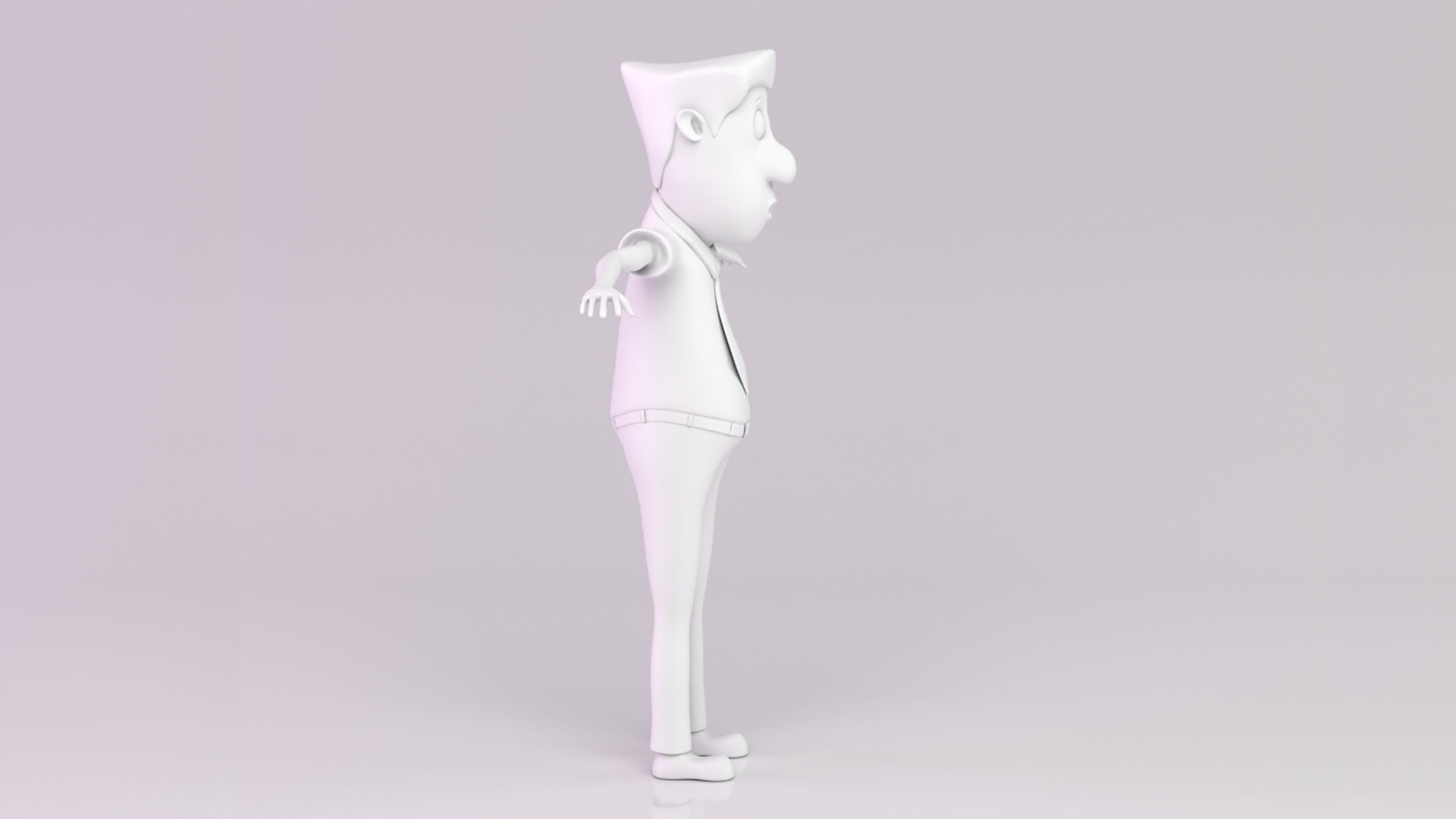 3D model 3d Cartoon man VR / AR / low-poly | CGTrader