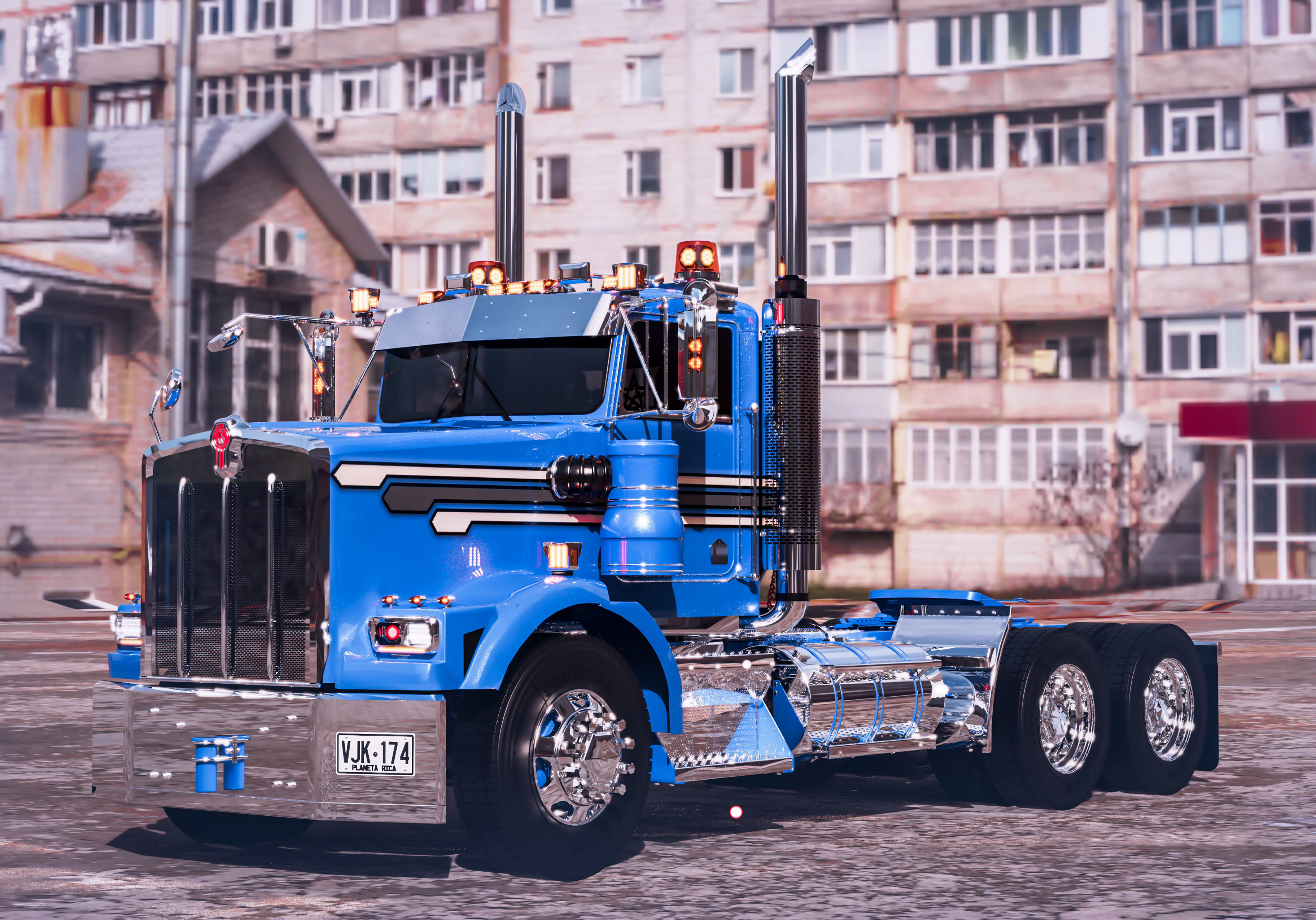 Kenworth T800 3D model | CGTrader