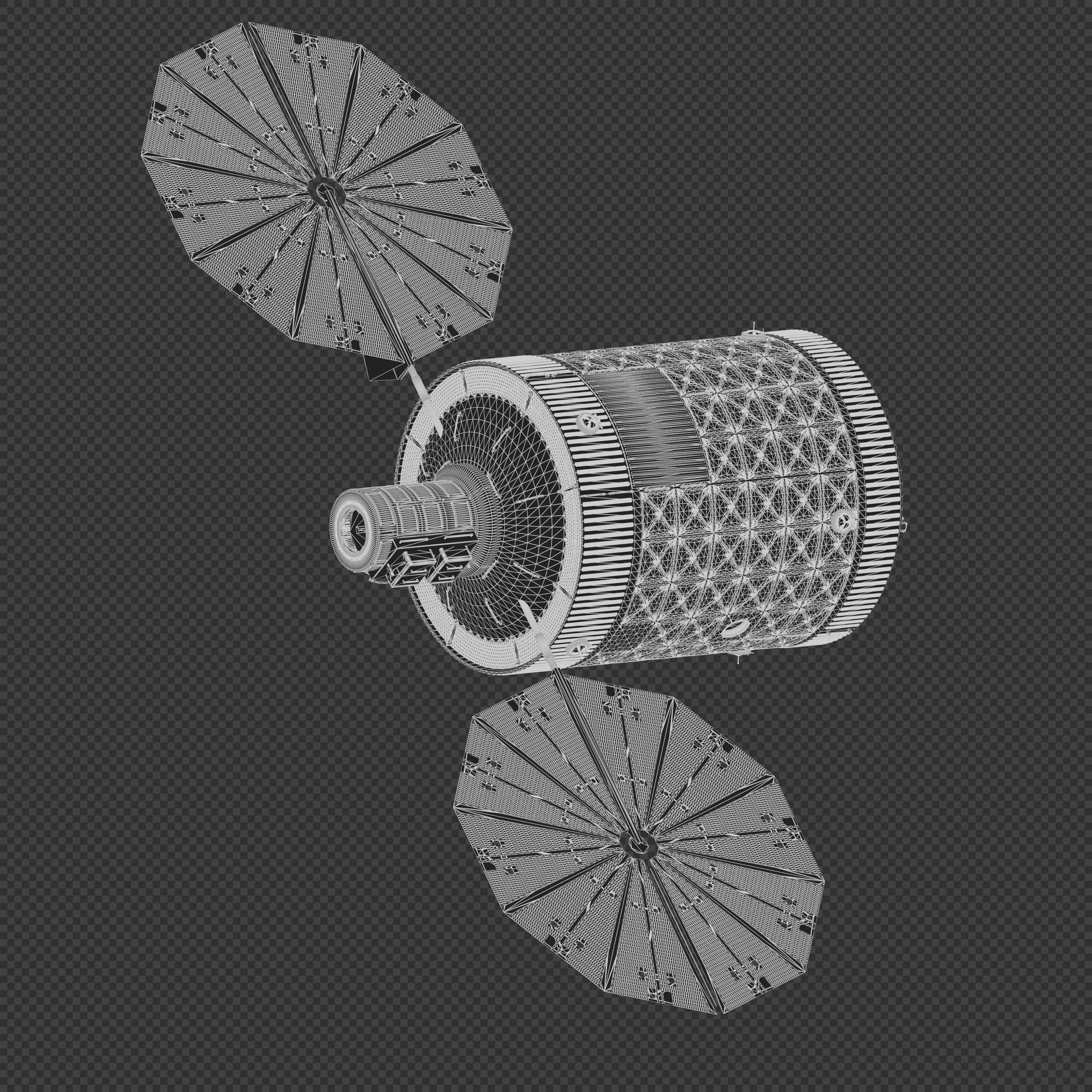 MSFC 7 Meter Habitat Module 3D model | CGTrader