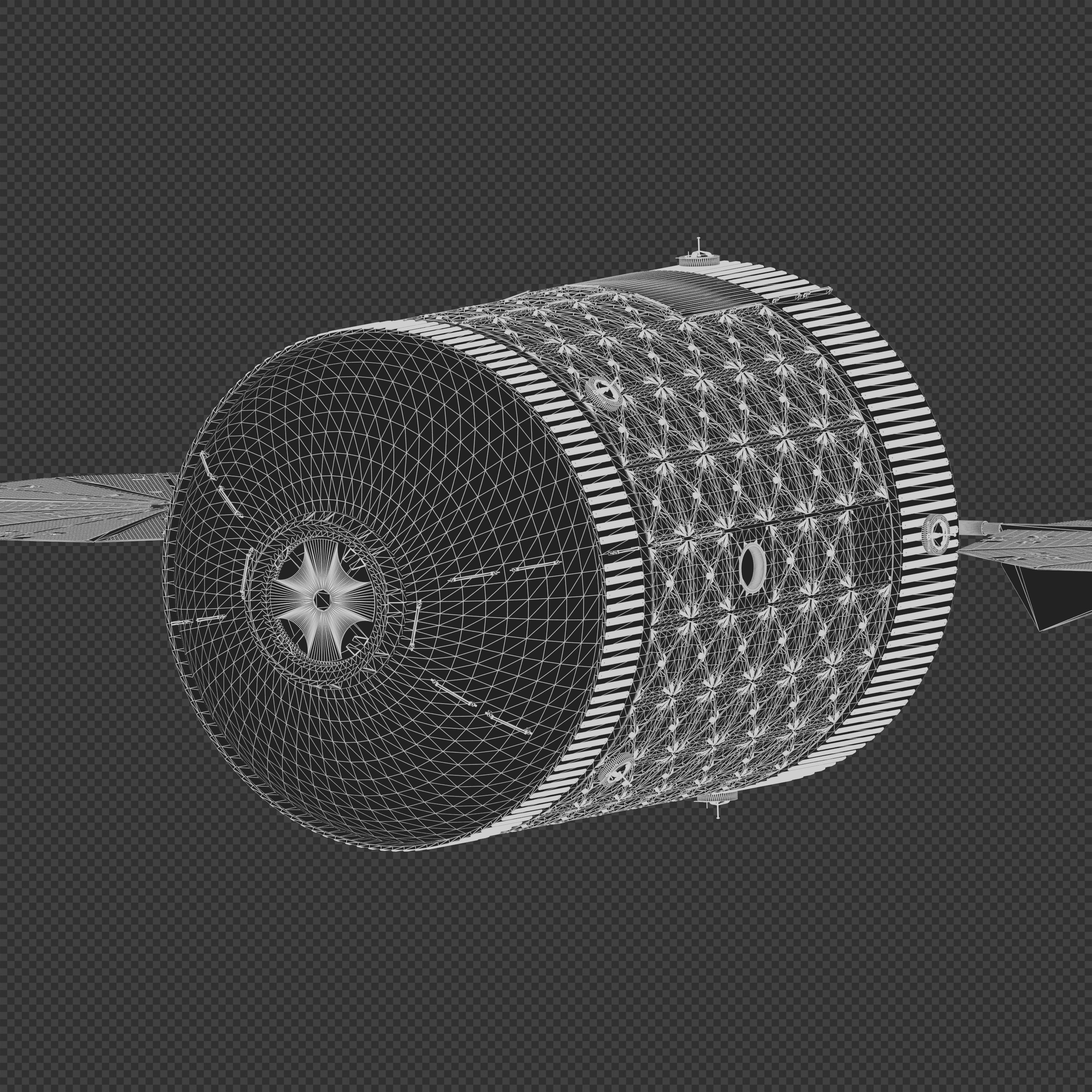 MSFC 7 Meter Habitat Module 3D model | CGTrader