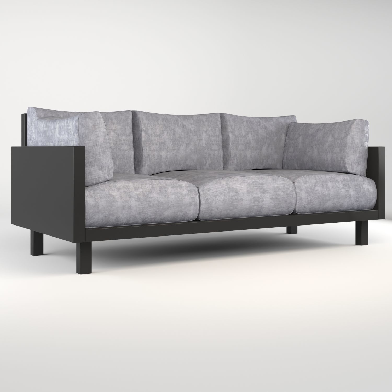 Gray Modern Sofa 3D model | CGTrader