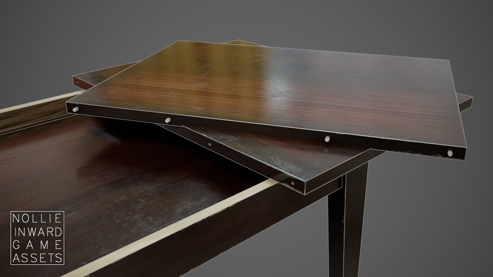 3D model Soviet Table Variant 1 Dark VR / AR / low-poly | CGTrader