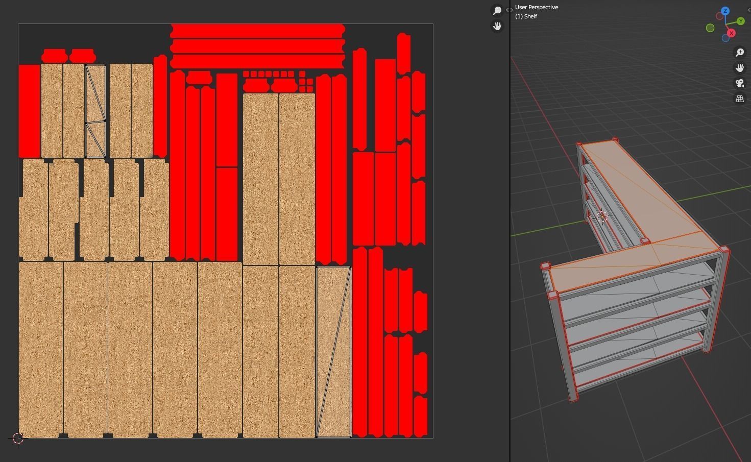 Shelf L-Shape free 3D model | CGTrader