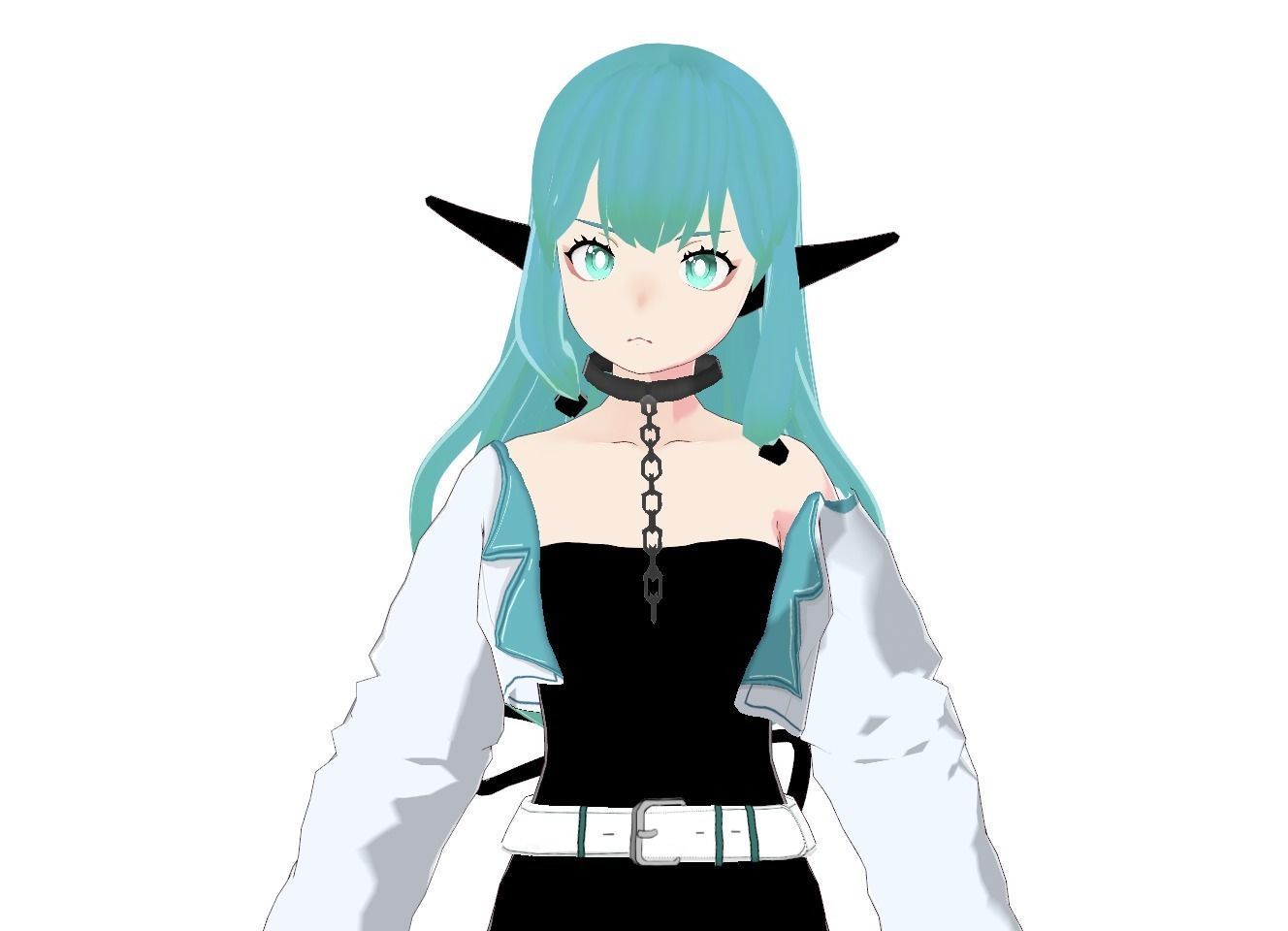 3D model Half Alien Vtuber VR / AR / low-poly | CGTrader