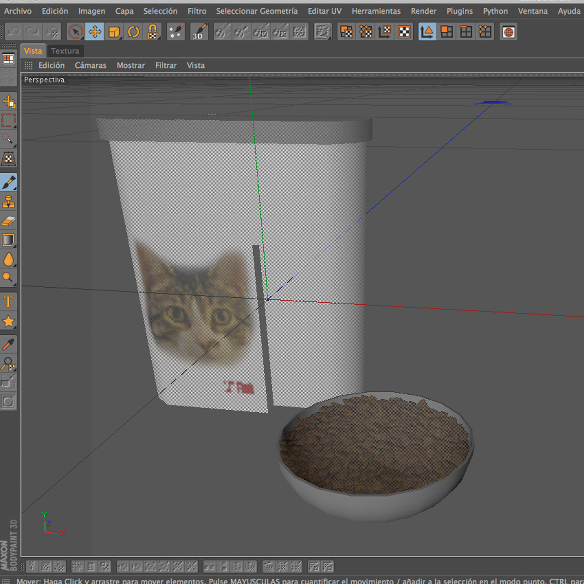 Cat food 3D model | CGTrader